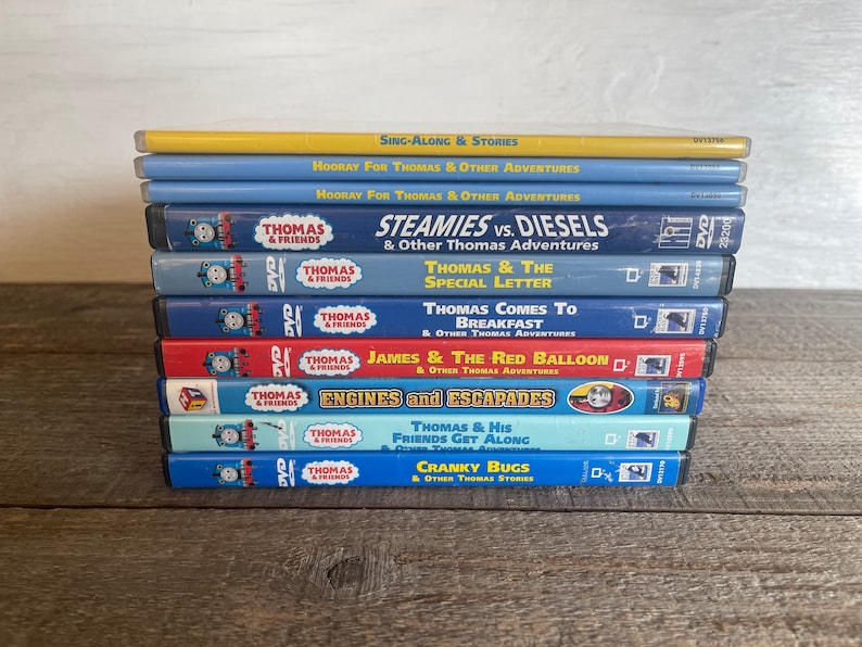 Thomas & Friends Dvds // You Choose // Thomas the Train Engine - Etsy