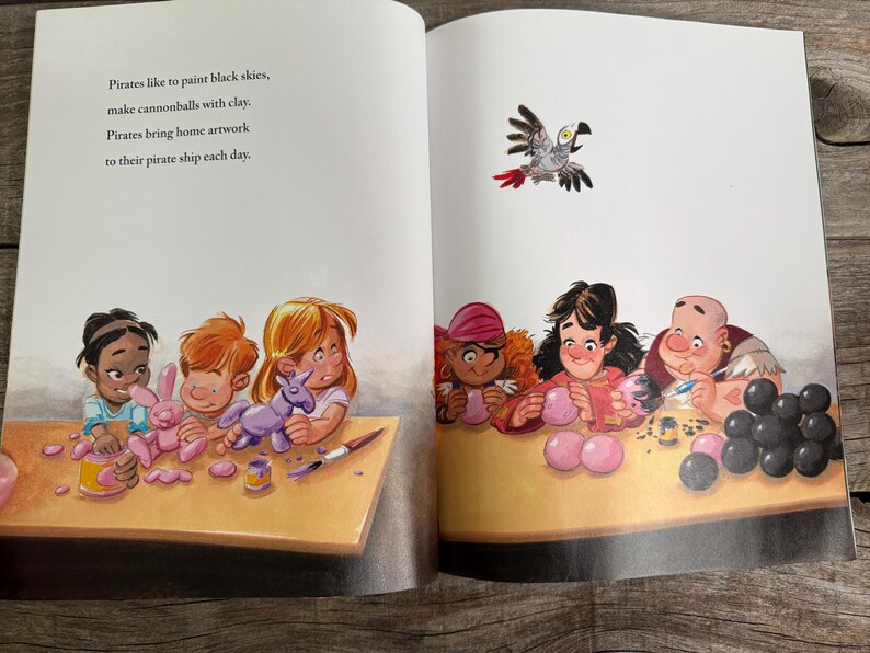 Pirates Go to School, Scholastic Book, Corinne Demas, John Manders - Etsy
