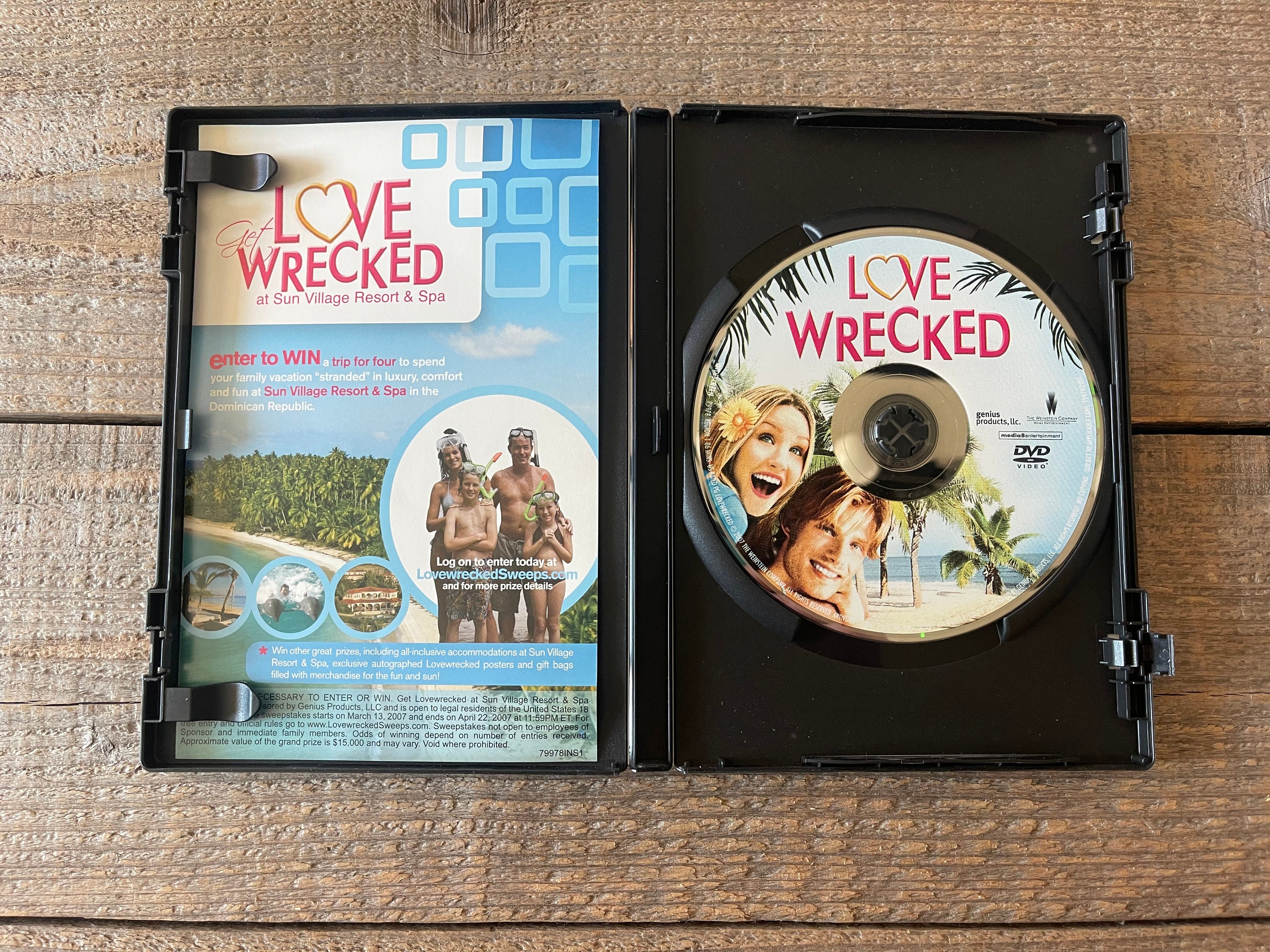 Love Wrecked DVD // Amanda Bynes, Chris Carmack // Romantic Comedy ...
