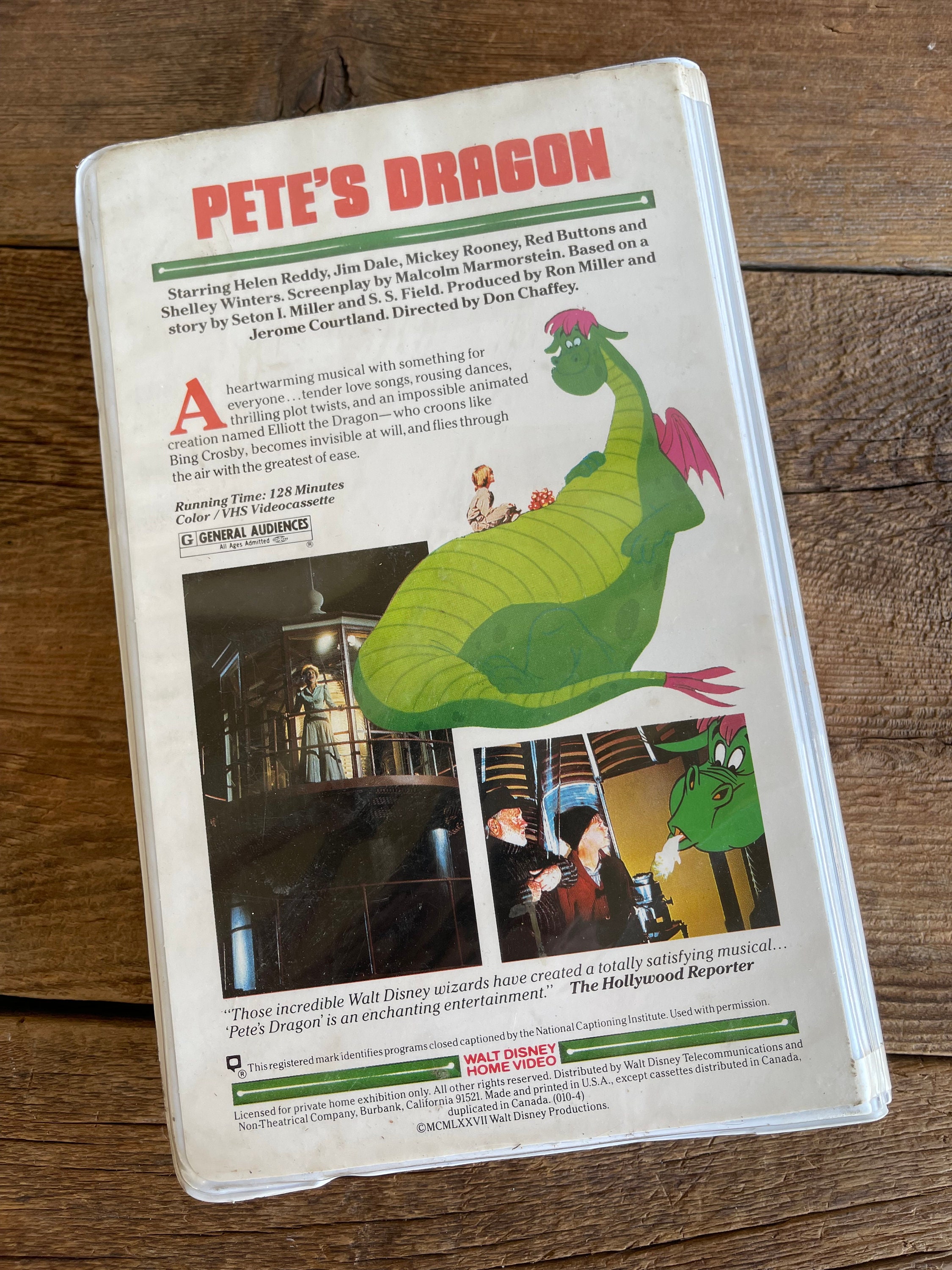 Pete's Dragon // Vintage Walt Disney VHS Tape - Etsy