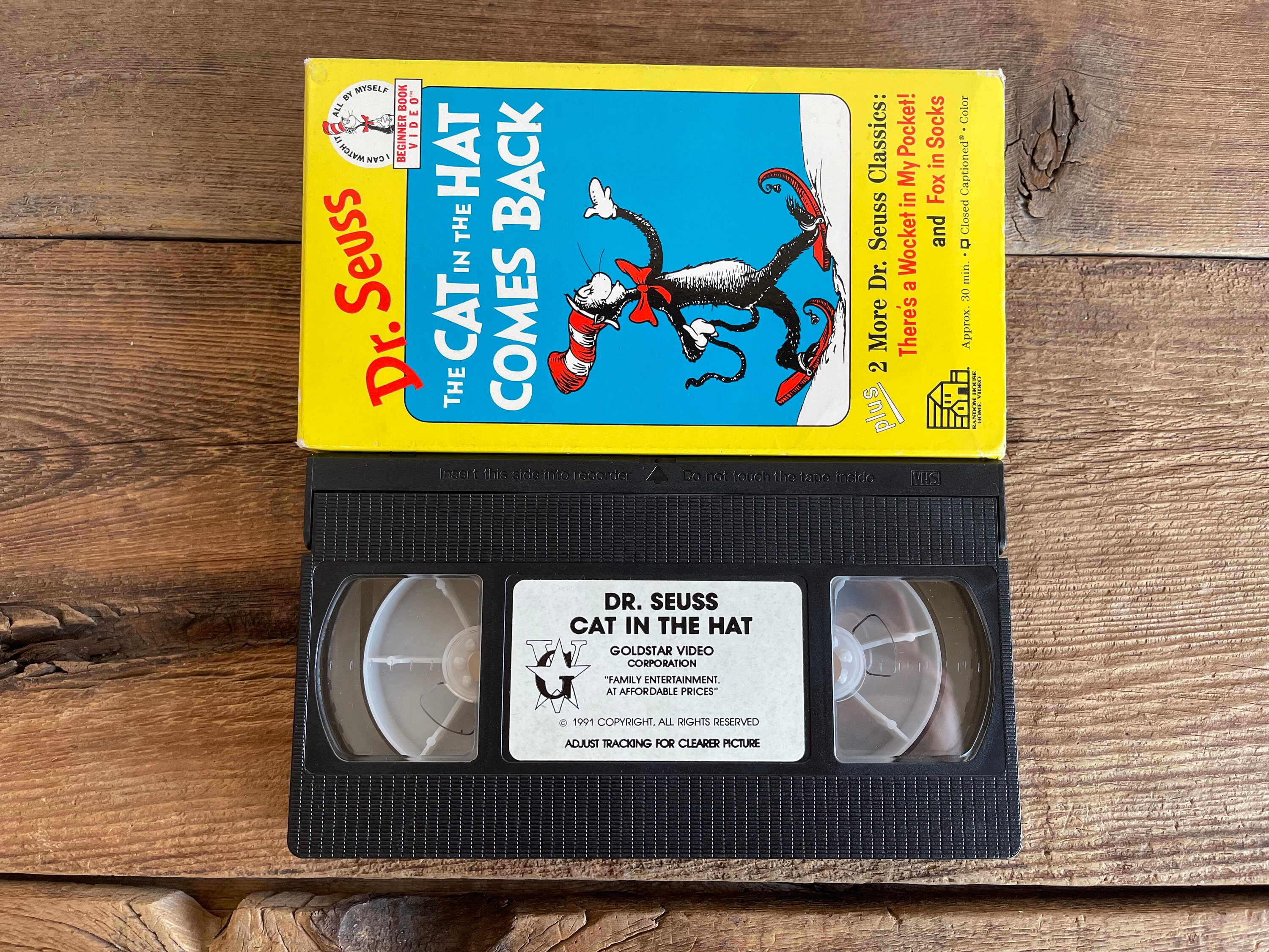 Vintage Dr. Seuss VHS Movies // You Choose // ABC the Cat in - Etsy