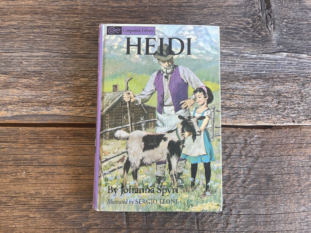 Heidi by Johanna Spyri // Companion Library Book 1963 - Etsy