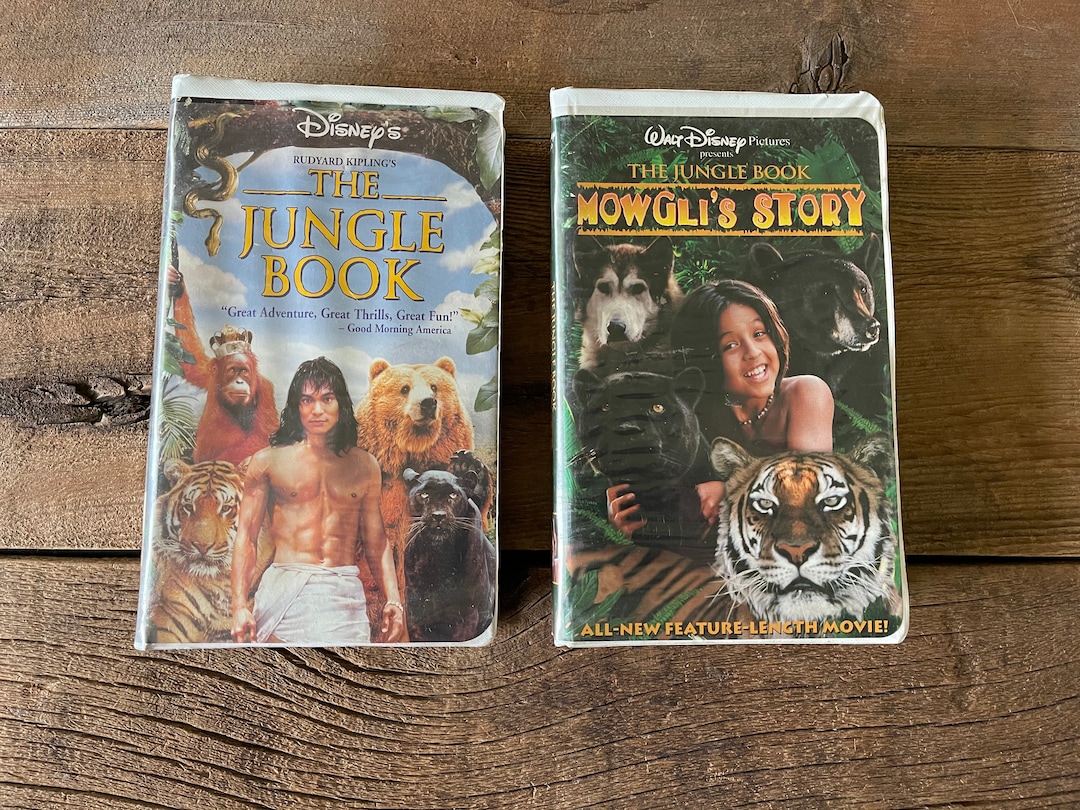The Jungle Book or Mowgli's Story VHS Movies // Live Action - Etsy