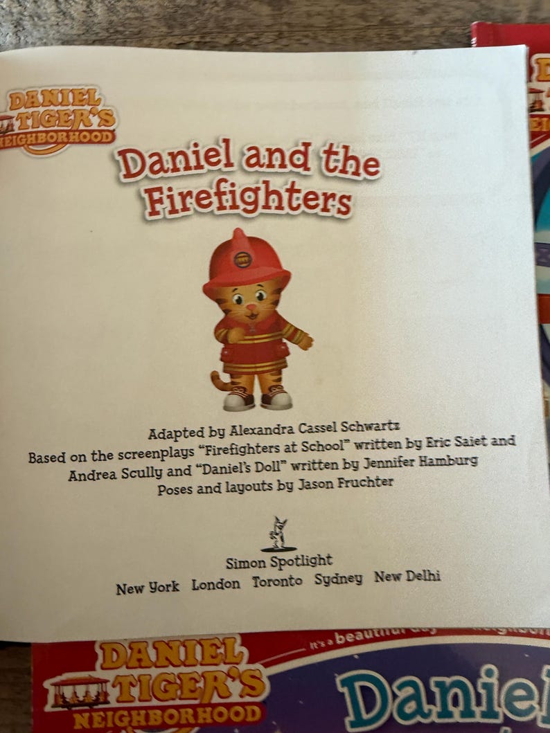 Daniel Tiger's Neighborhood Books // Sold Individually // PBS Kids Show ...