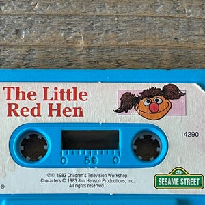 Sesame Street Cassette Tape // the Little Red Hen // 1983 Story on ...