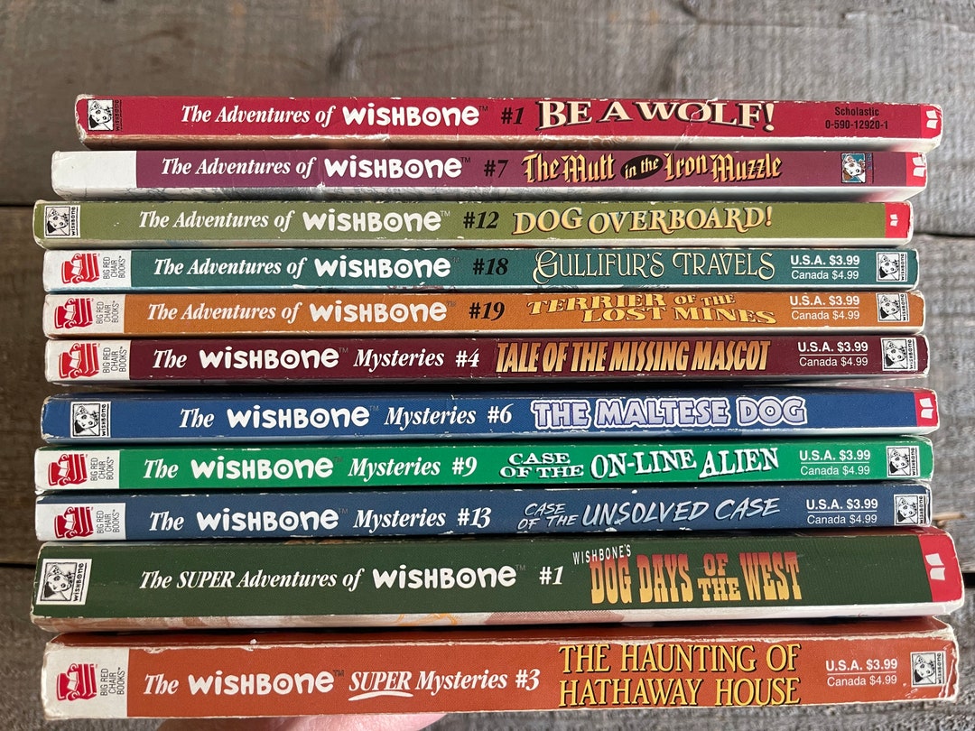 Vintage Wishbone Books // You Choose // the Adventures of Wishbone, the ...