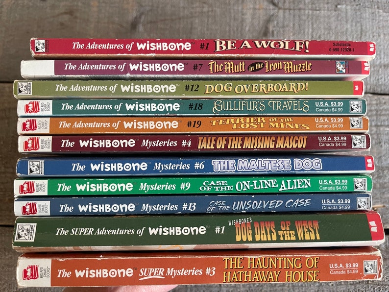 Vintage Wishbone Books: 1990s PBS Children's Series - You Choose - Etsy