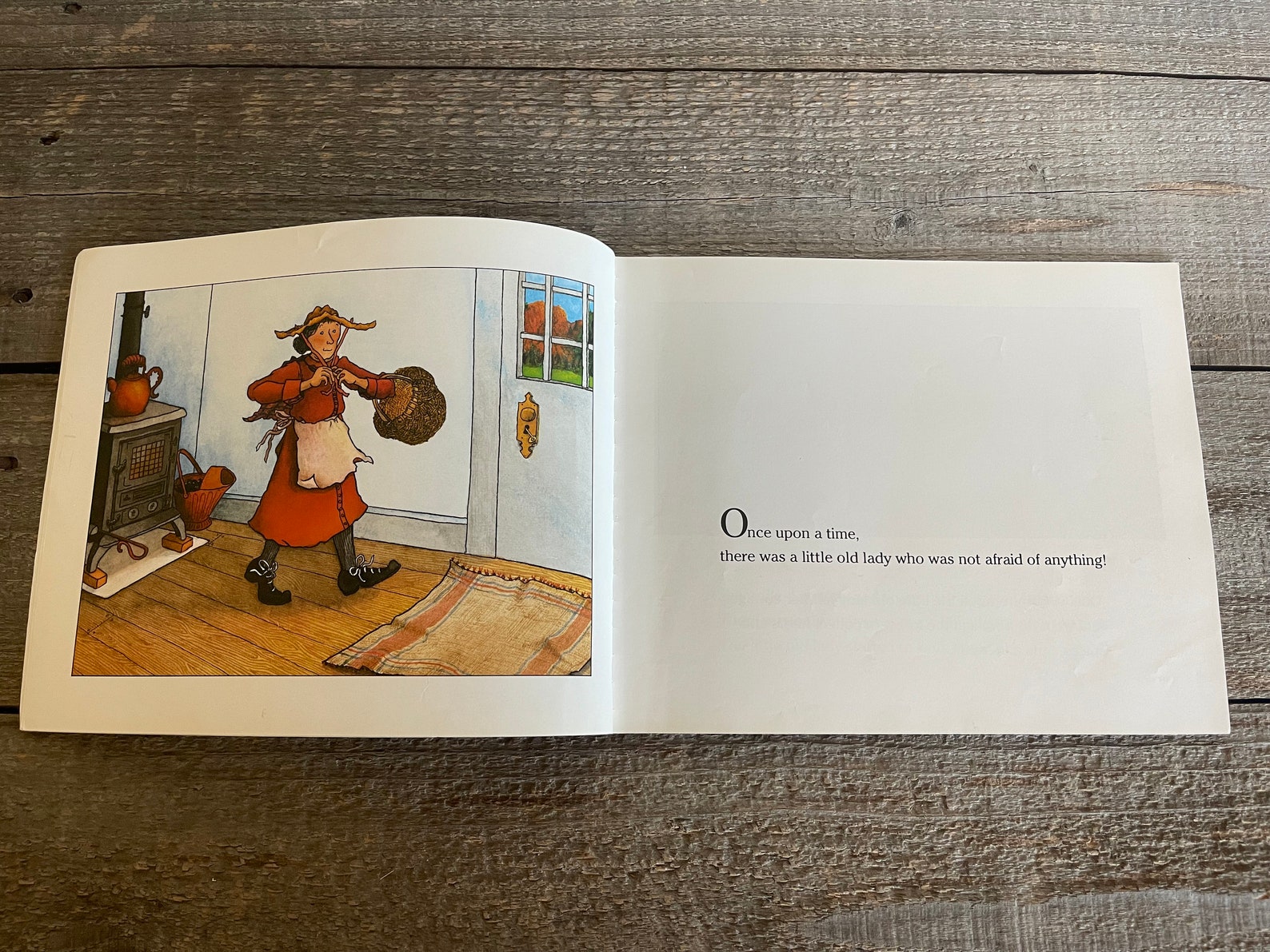 The Little Old Lady Who Was Not Afraid of Anything // Linda - Etsy