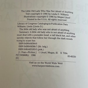 The Little Old Lady Who Was Not Afraid of Anything // Linda Williams ...