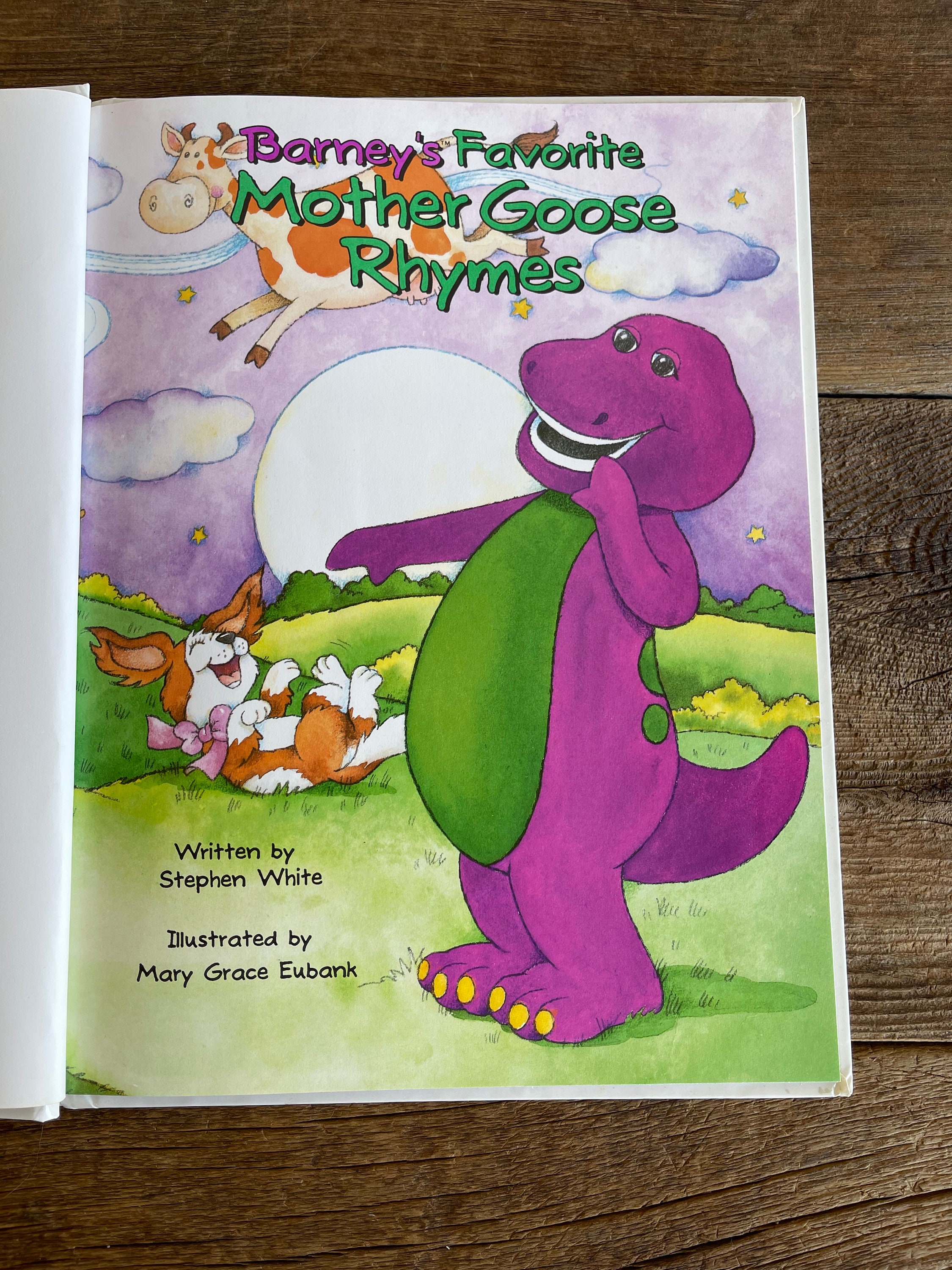 Barney's Favorite Mother Goose Rhymes Vol. 1 // 1993 - Etsy Canada