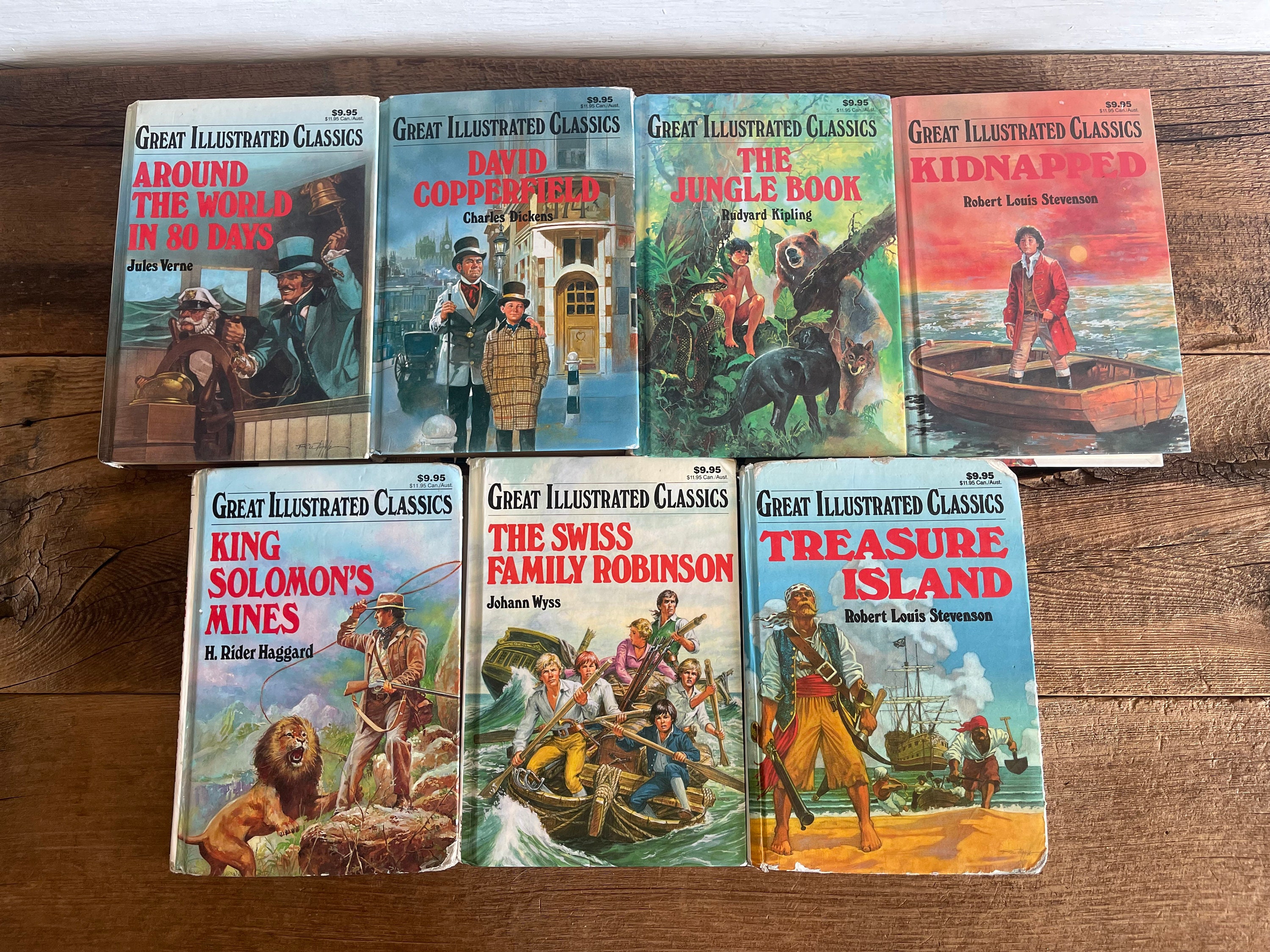 Great Illustrated Classics Books // You Choose // Baronet Books - Etsy