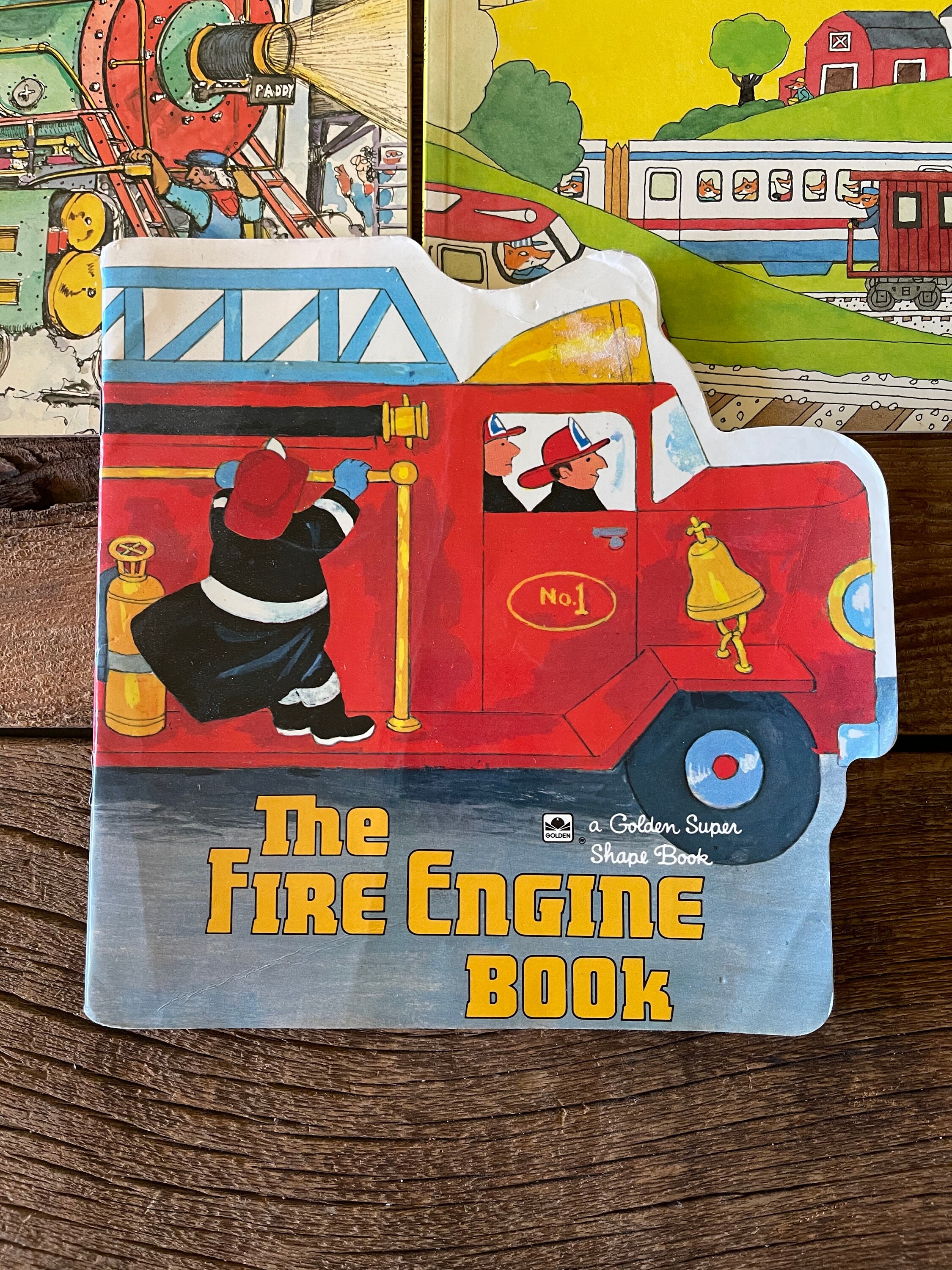 Vintage Trains & Trucks Books // You Choose // Fire Trucks - Etsy