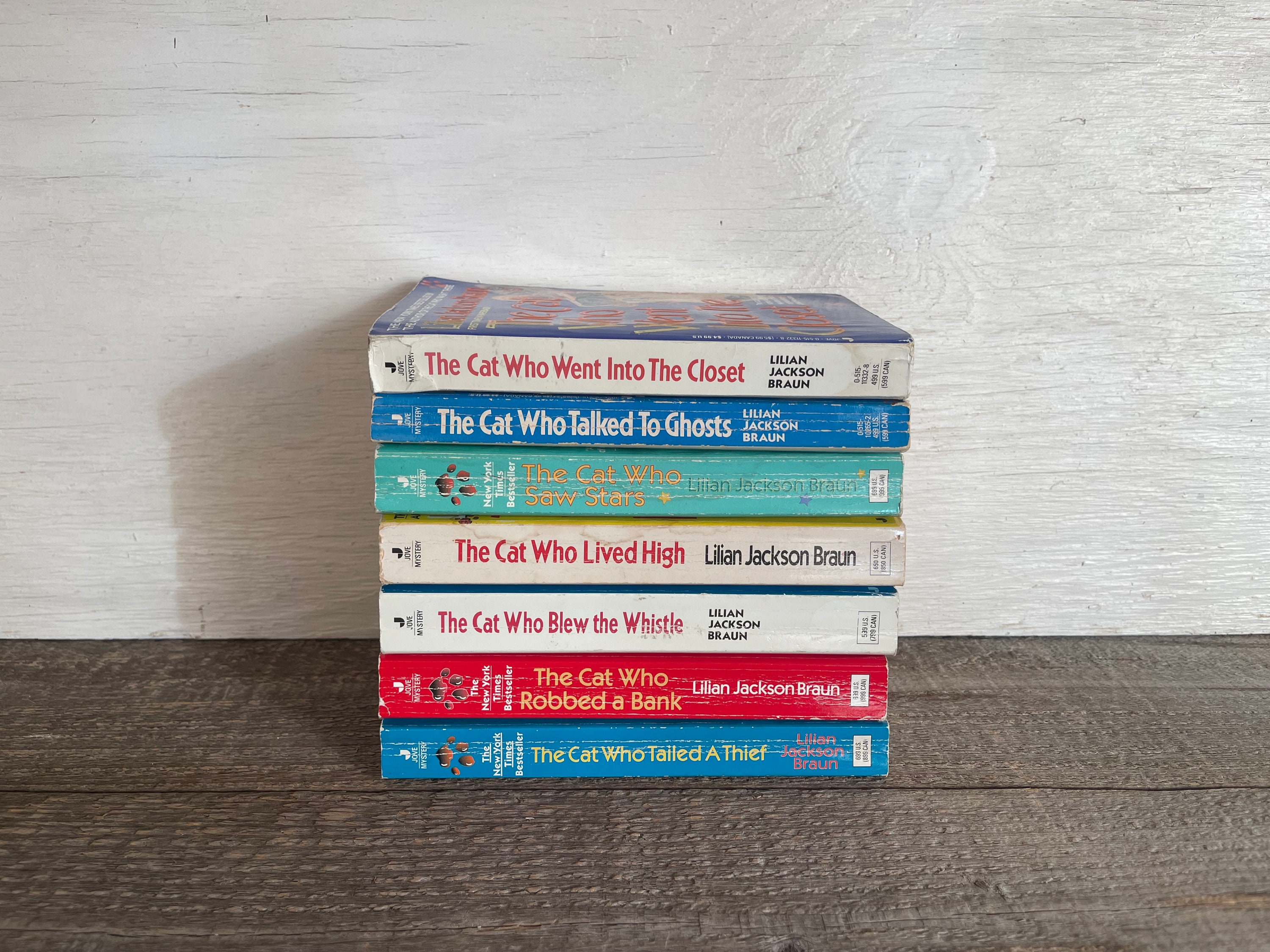 The Cat Who....books // Lilian Jackson Braun // You Choose - Etsy