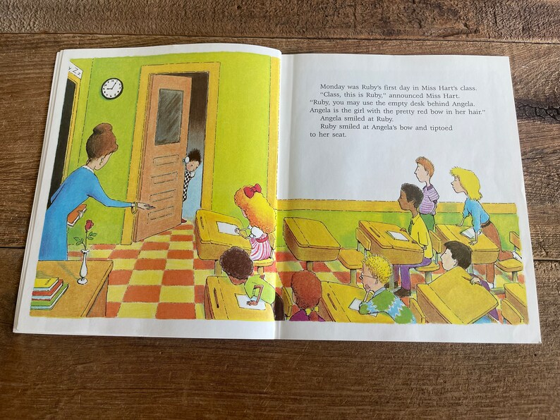 Ruby the Copycat // Peggy Rathmann // Vintage Scholastic Book - Etsy