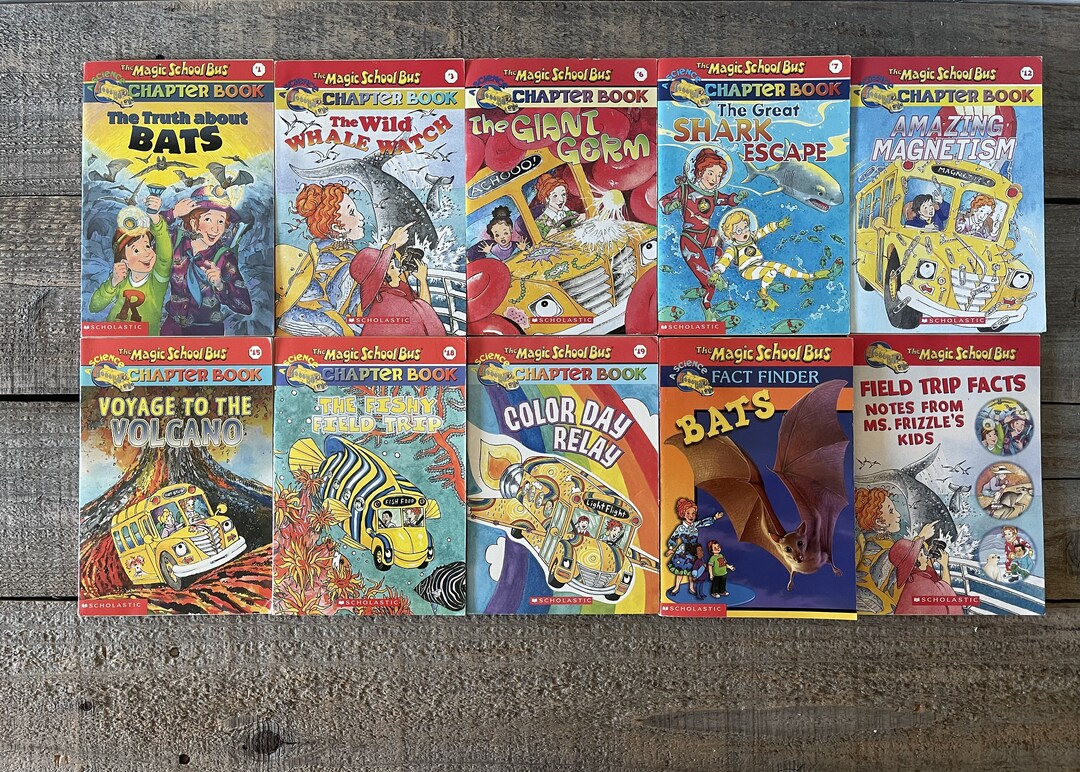 The Magic School Bus Chapter Books // Sold Individually // Scholastic ...