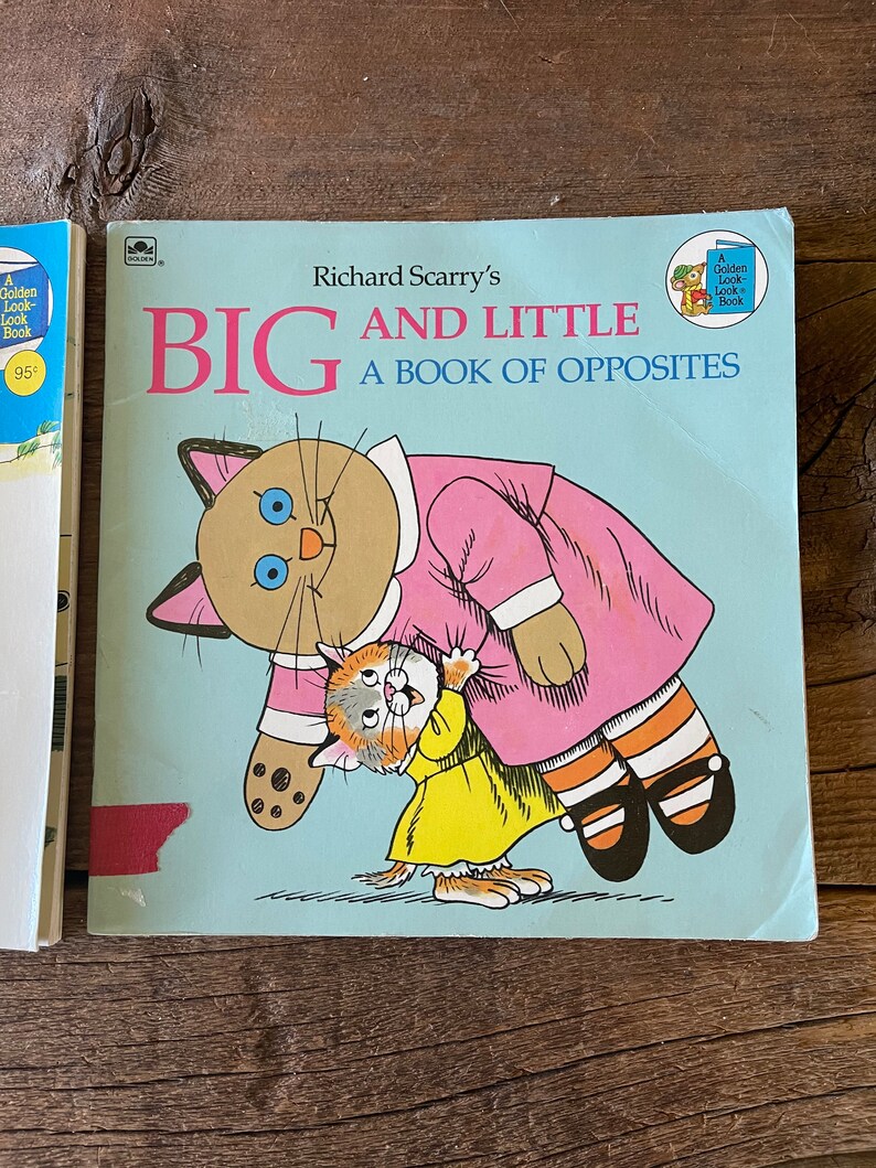 Vintage Richard Scarry Books // You Choose // Read to Me Books - Etsy