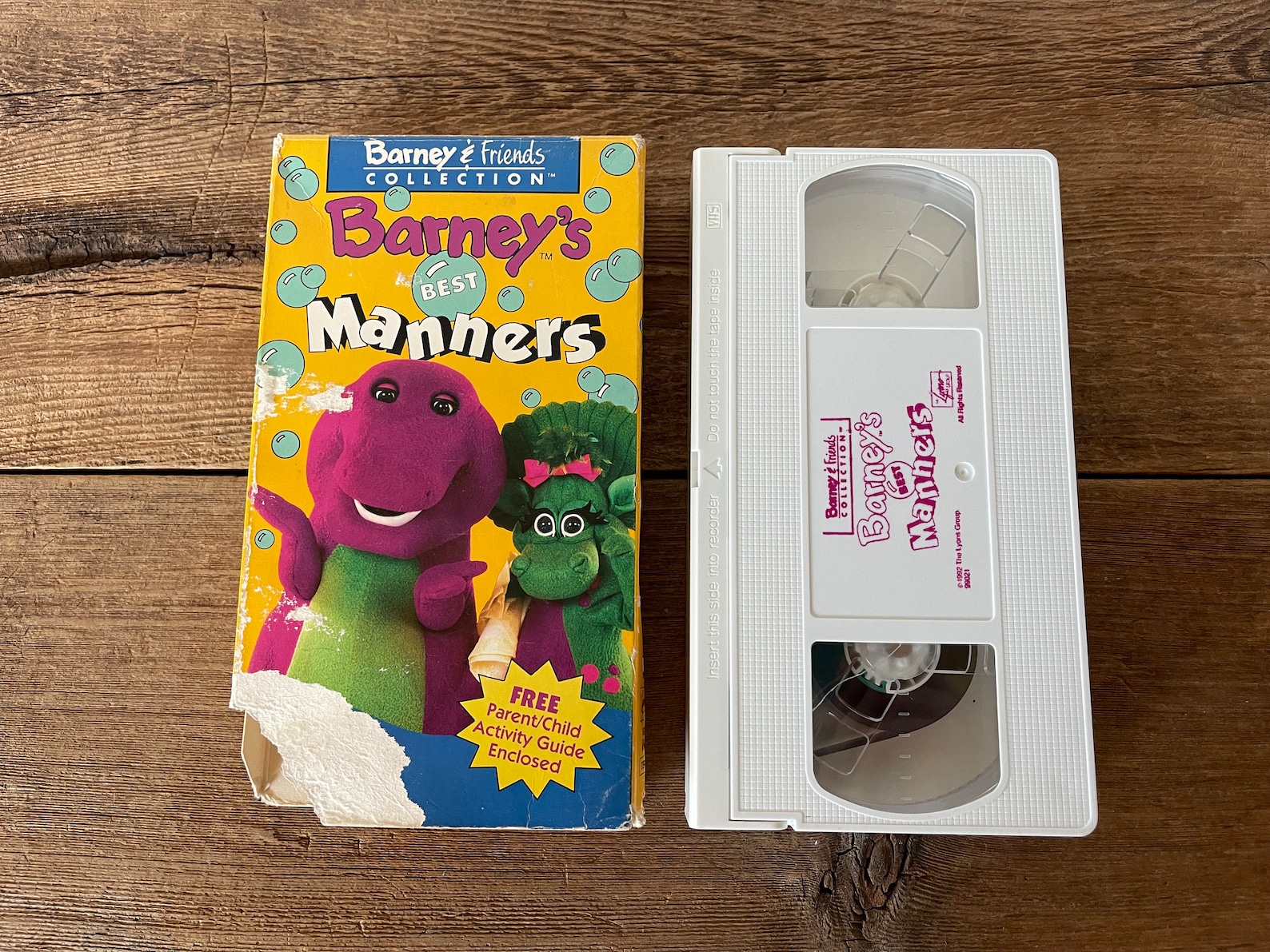 Barney's Best Manners // Barney & Friends // Vintage VHS Movie 1992 - Etsy