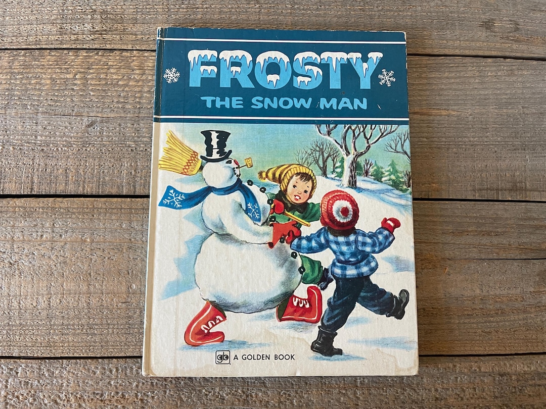 1979 Frosty the Snowman Book // Oversized Large Golden Book 1979 ...