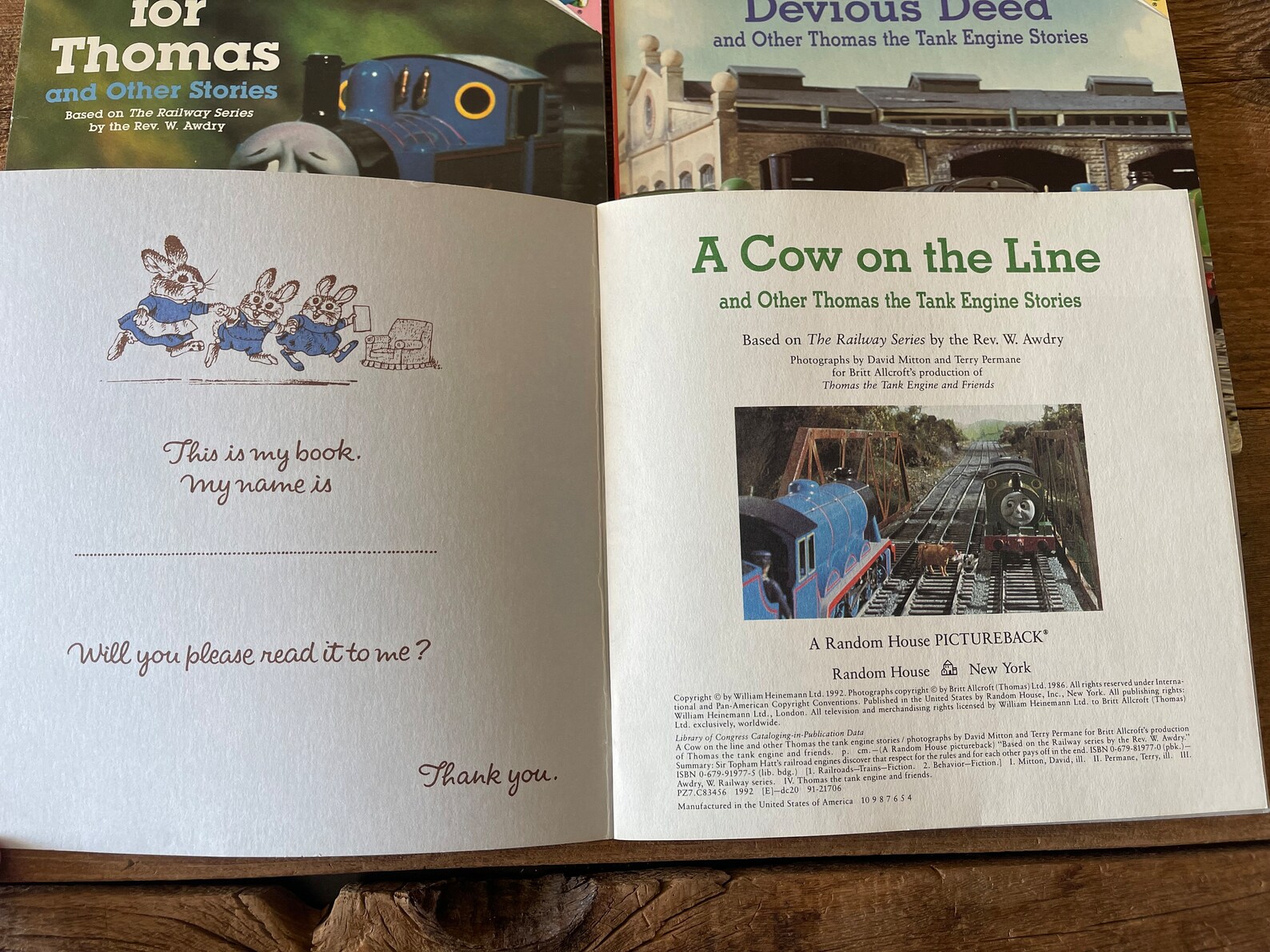 Vintage Thomas the Train Books // You Choose // 1990's Random House ...