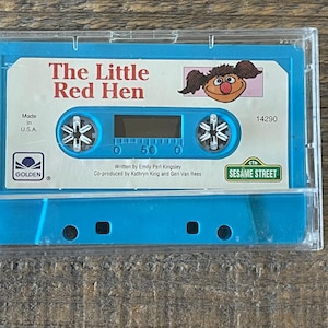 Sesame Street Cassette Tape // the Little Red Hen // 1983 Story on ...