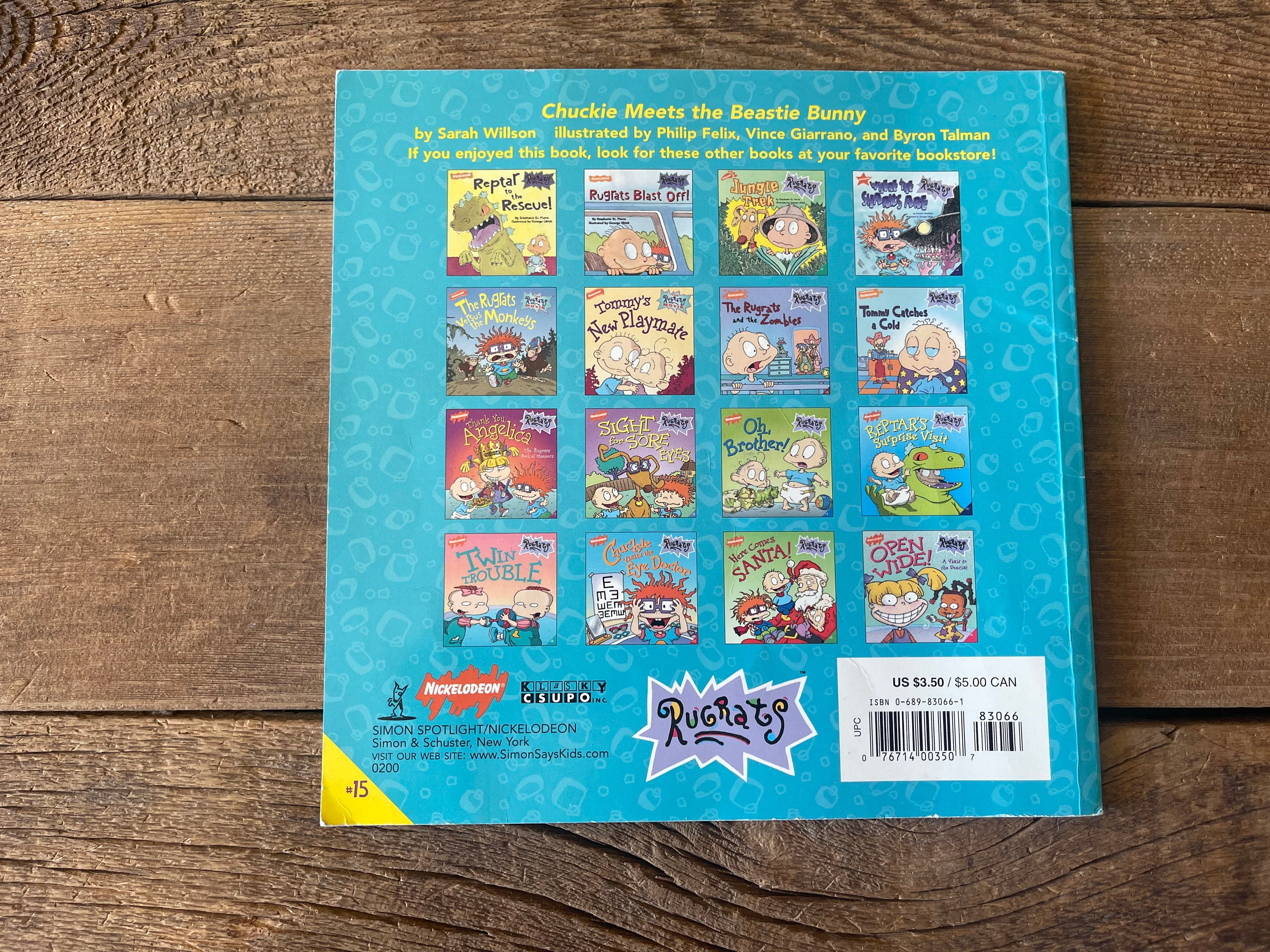 Vintage Rugrats Book chuckie Meets the Beastie - Etsy