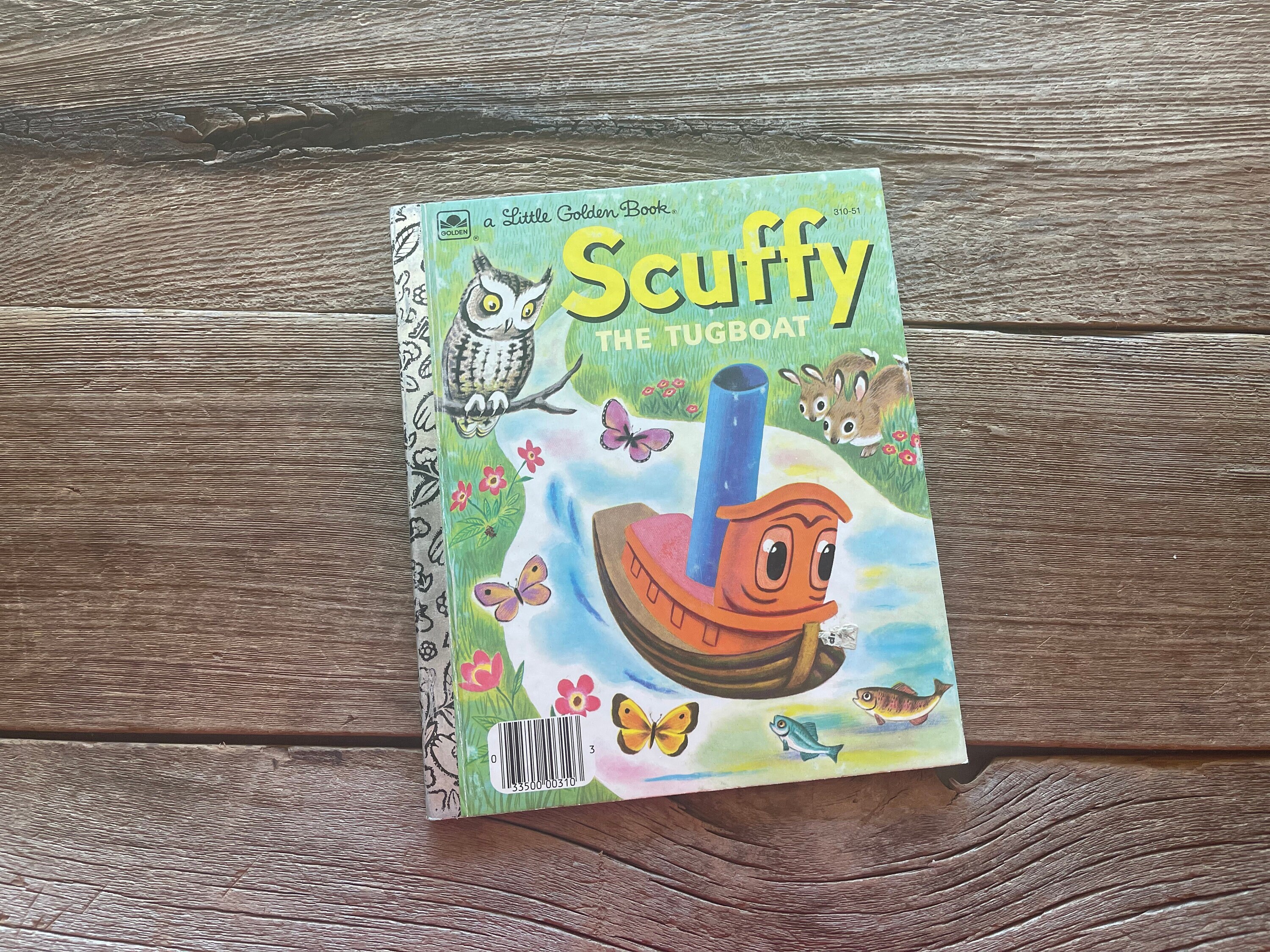 Scuffy the Tugboat // A Little Golden Book // 1974 // Gertrude Crampton ...