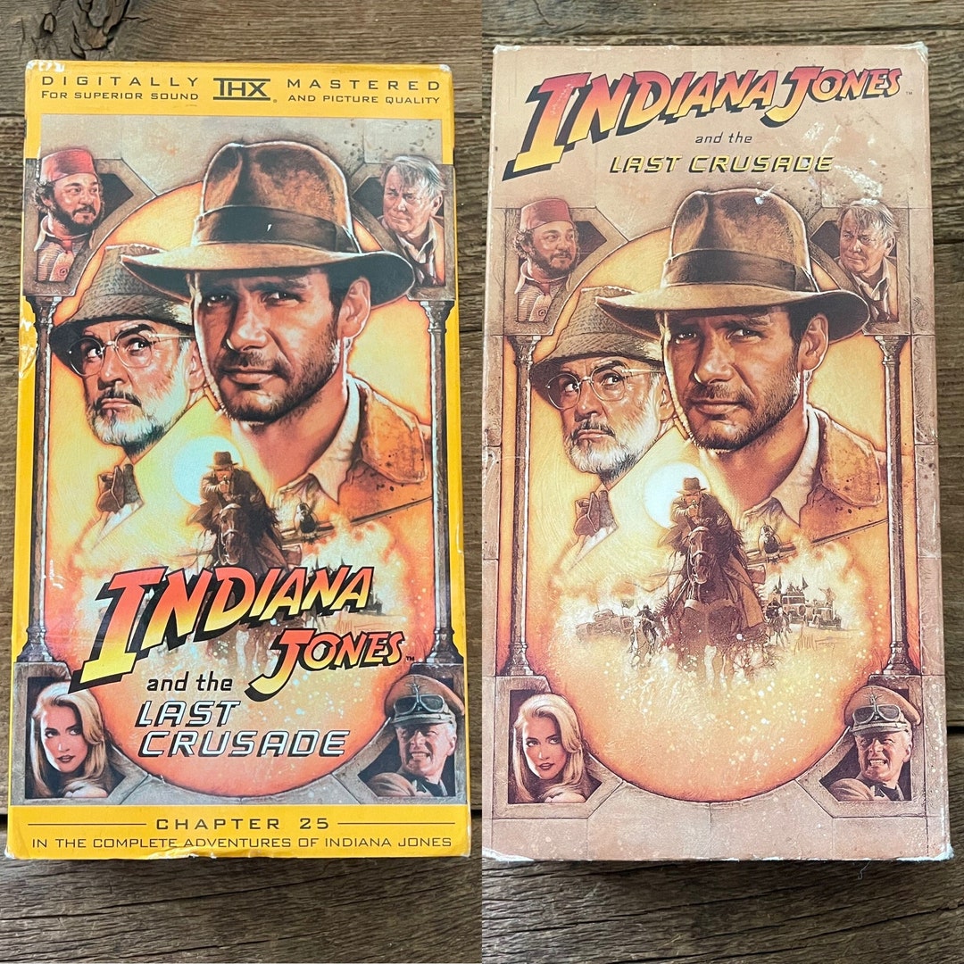 Indiana Jones and the Last Crusade VHS // 1989 or 1999 // Harrison Ford ...