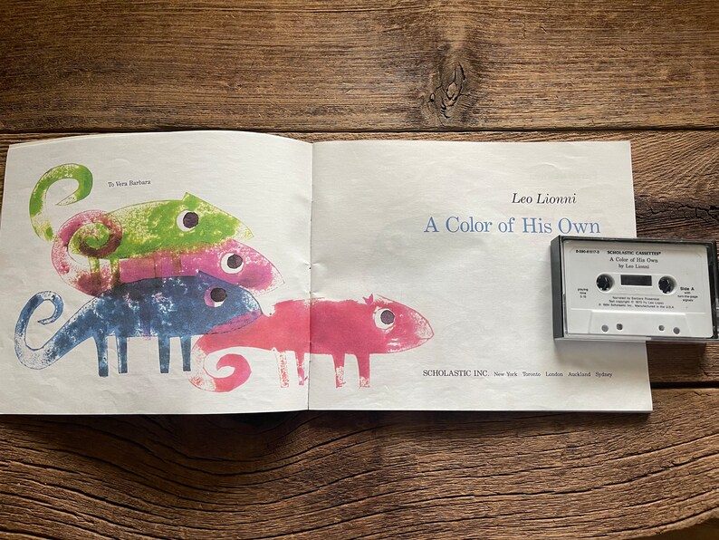 A Color of His Own // Leo Lionni // Vintage Book and Cassette Tape Set ...