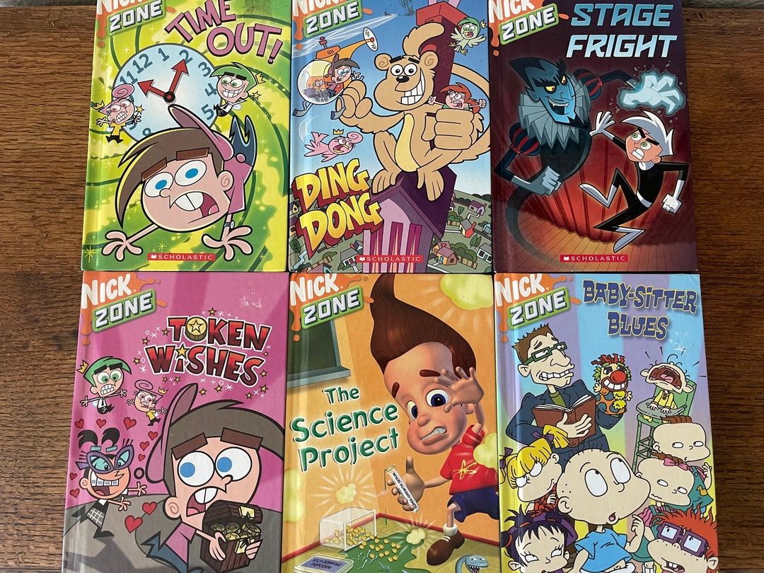 Nick Zone Books // Sold Individually // Nickelodeon // Fairly Oddparents, Danny Phantom, Jimmy ...