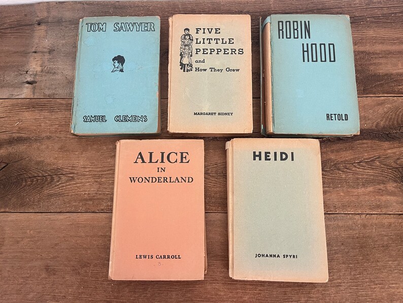 Vintage Classic Literature 1930's First Edition Books // - Etsy