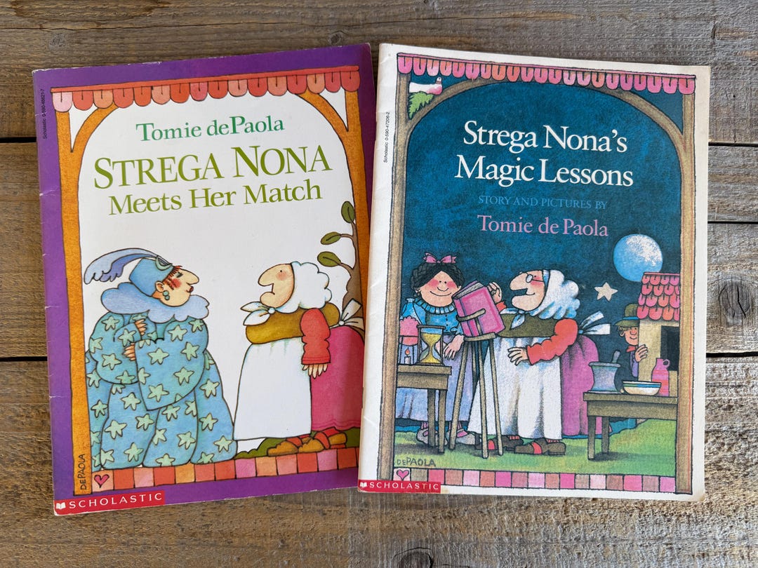 Strega Nona Books // Tomie De Paola // You Choose // 1990's Scholastic ...