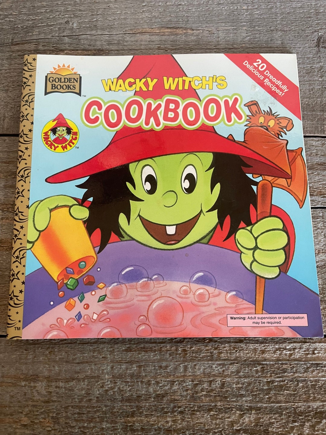 Wacky Witch's Cookbook // Golden Books // 1996 // - Etsy