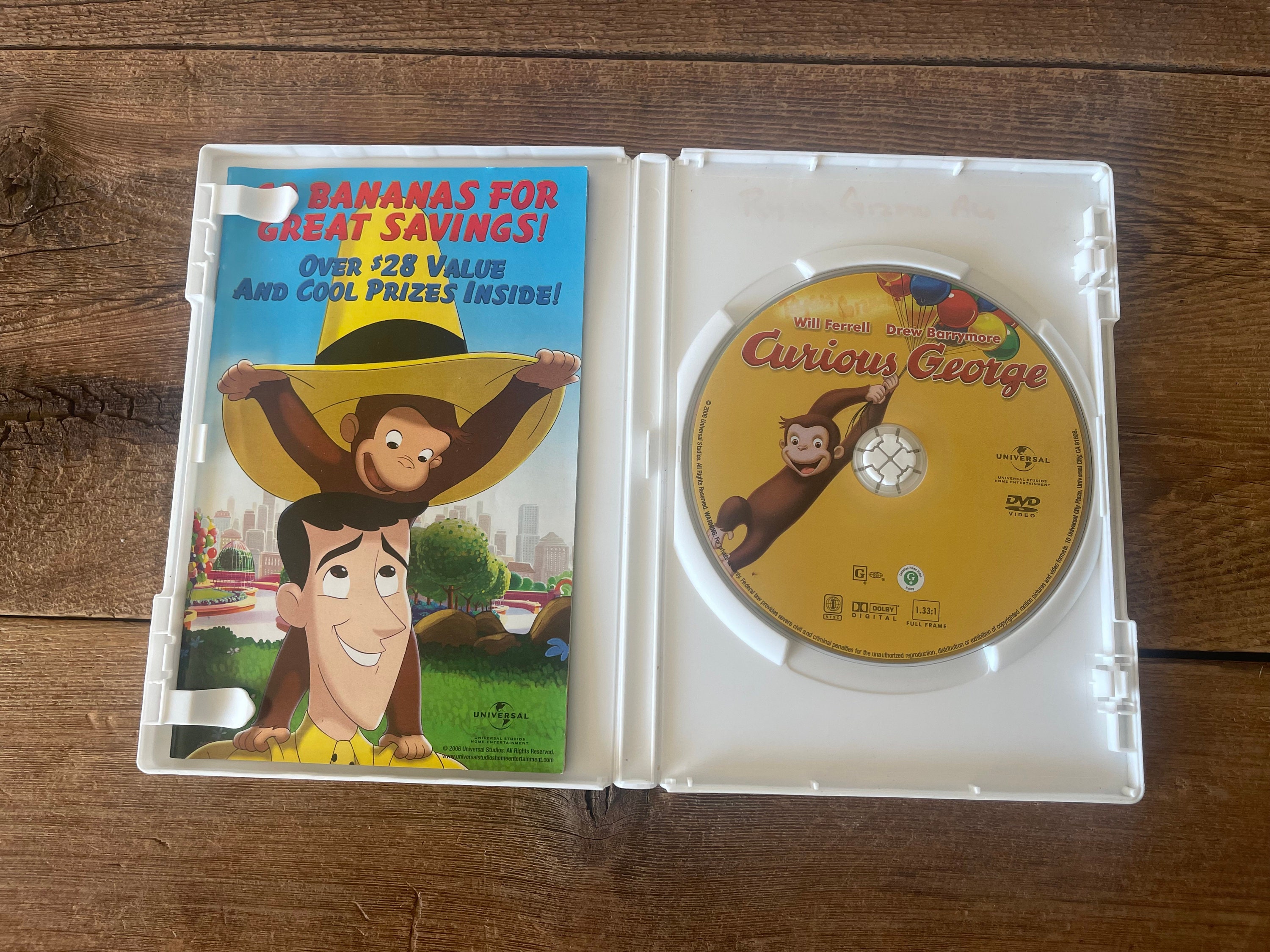 Curious George DVD Movies // Set of 2 - Etsy