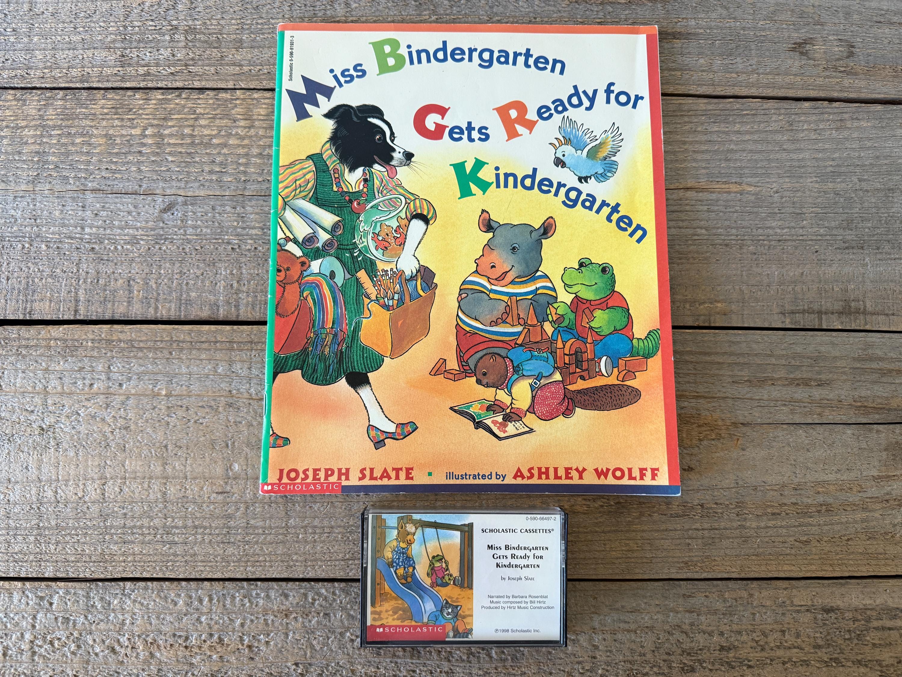 Miss Bindergarten Gets Ready for Kindergarten Book and Cassette - 1998 ...
