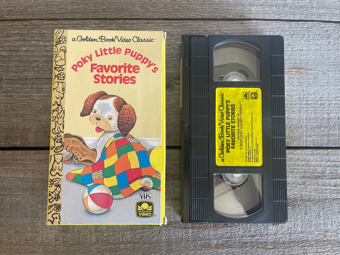Golden Book Video Classic VHS Movies // You Choose // Poky Little Puppy ...