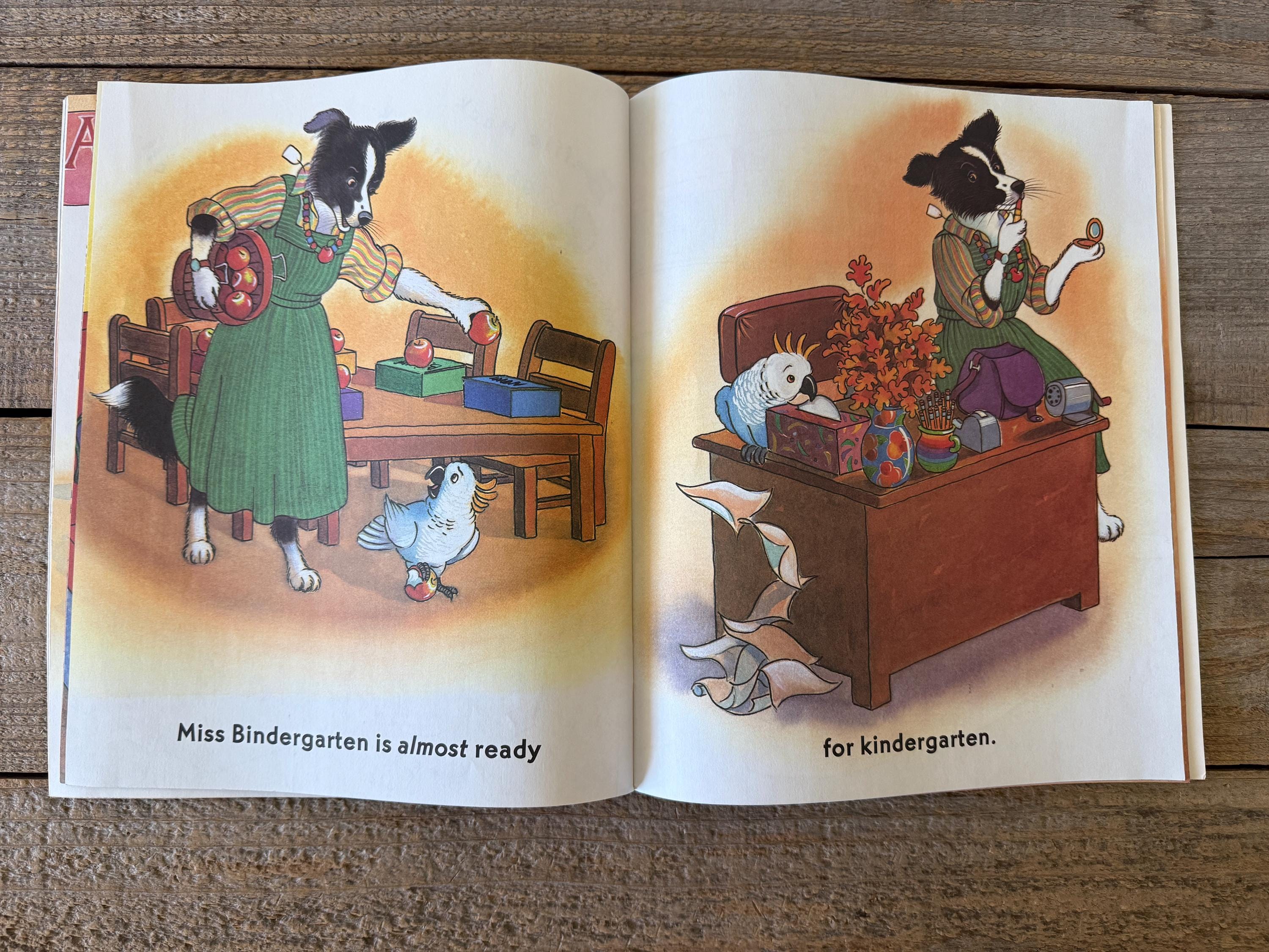 Miss Bindergarten Gets Ready for Kindergarten Book and Cassette - 1998 ...