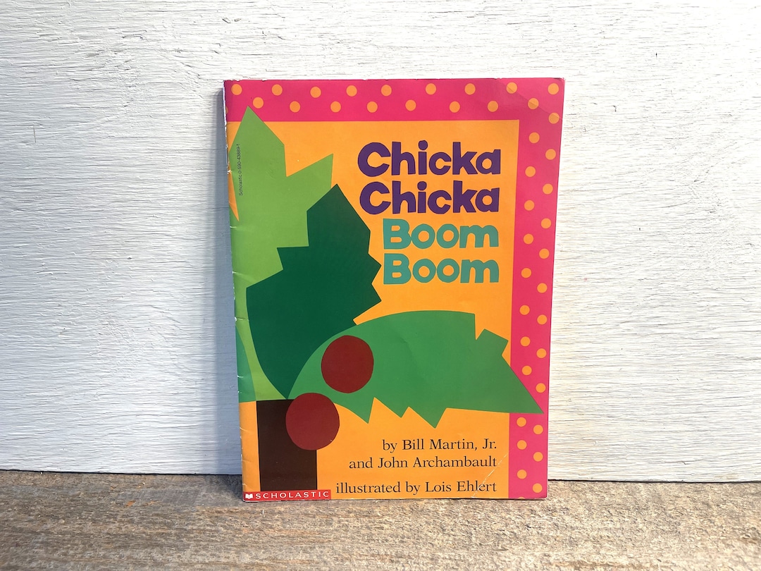 Chicka Chicka Boom Boom // 1991 Scholastic Paperback Book // - Etsy