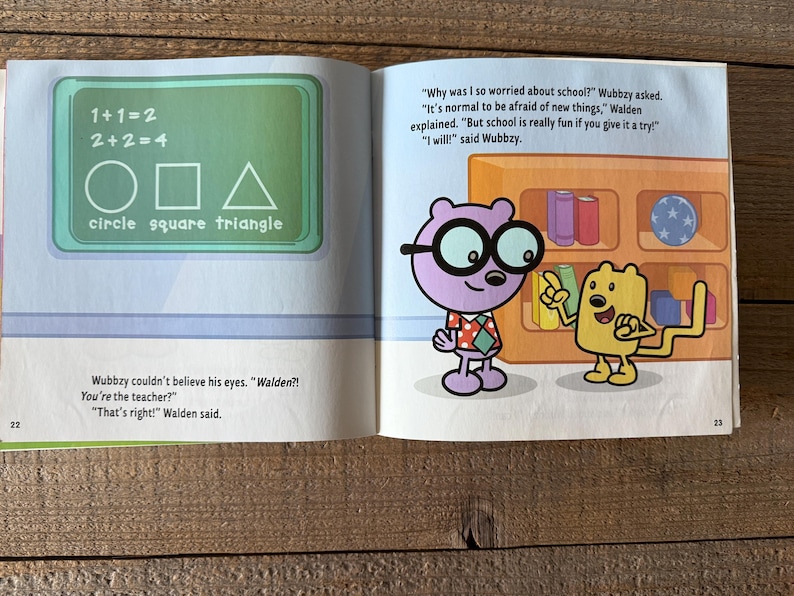Wow Wow Wubbzy: School Surprise, Kids Paperback Book - Etsy