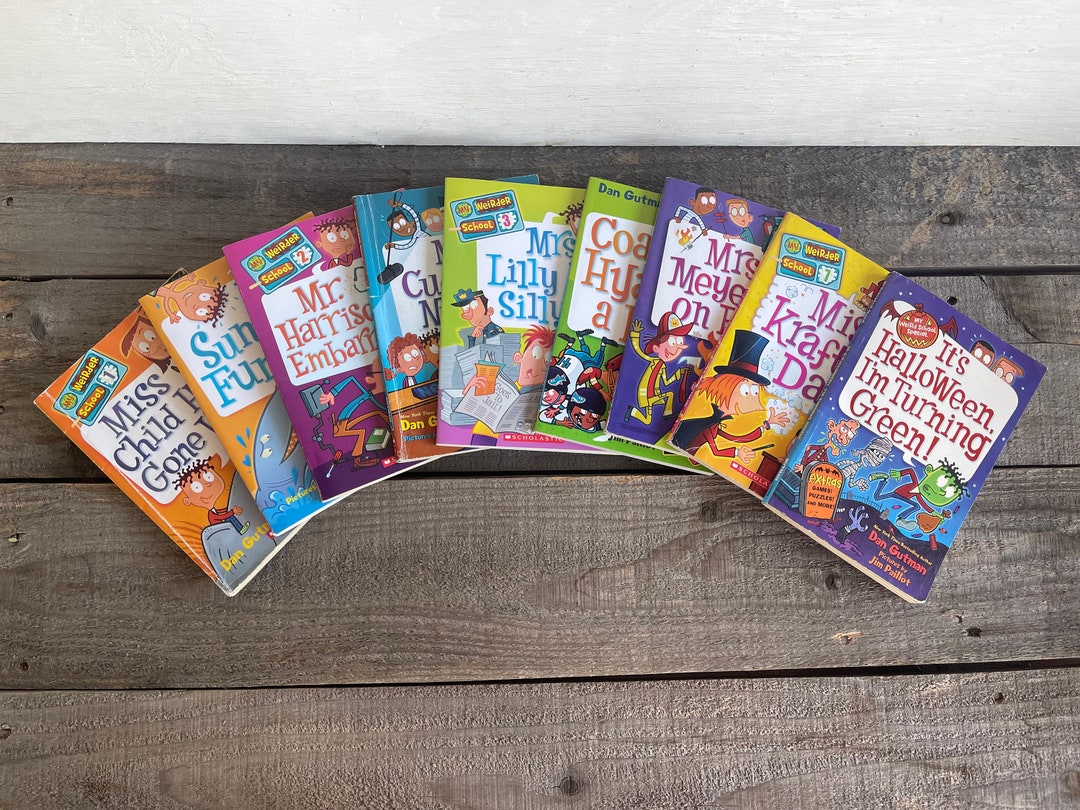 My Weird, Weirder, Weirdest School Books // You Choose // Dan Gutman - Etsy