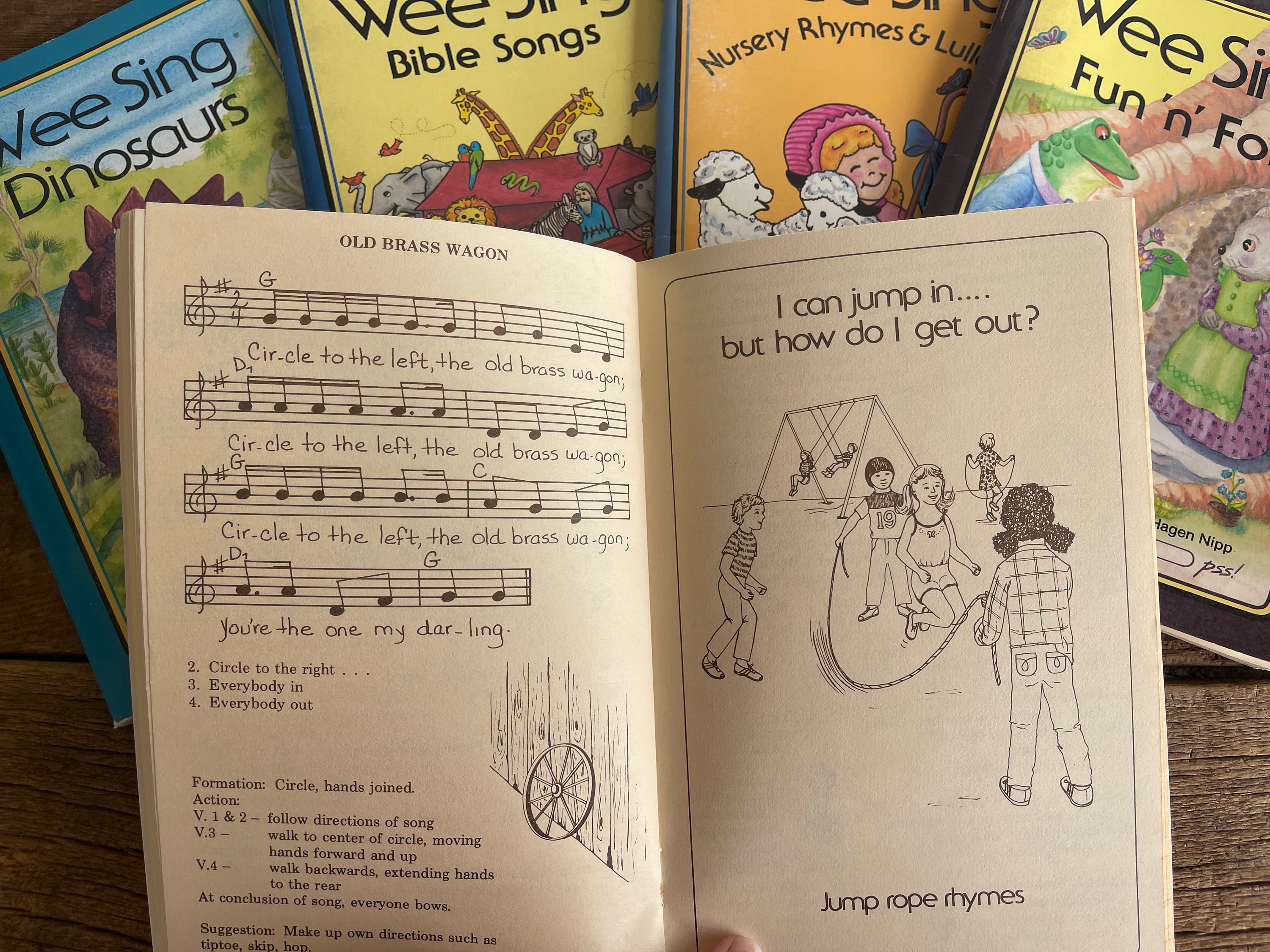 Vintage Wee Sing Books - Children's Songs & Activities - Sold ...