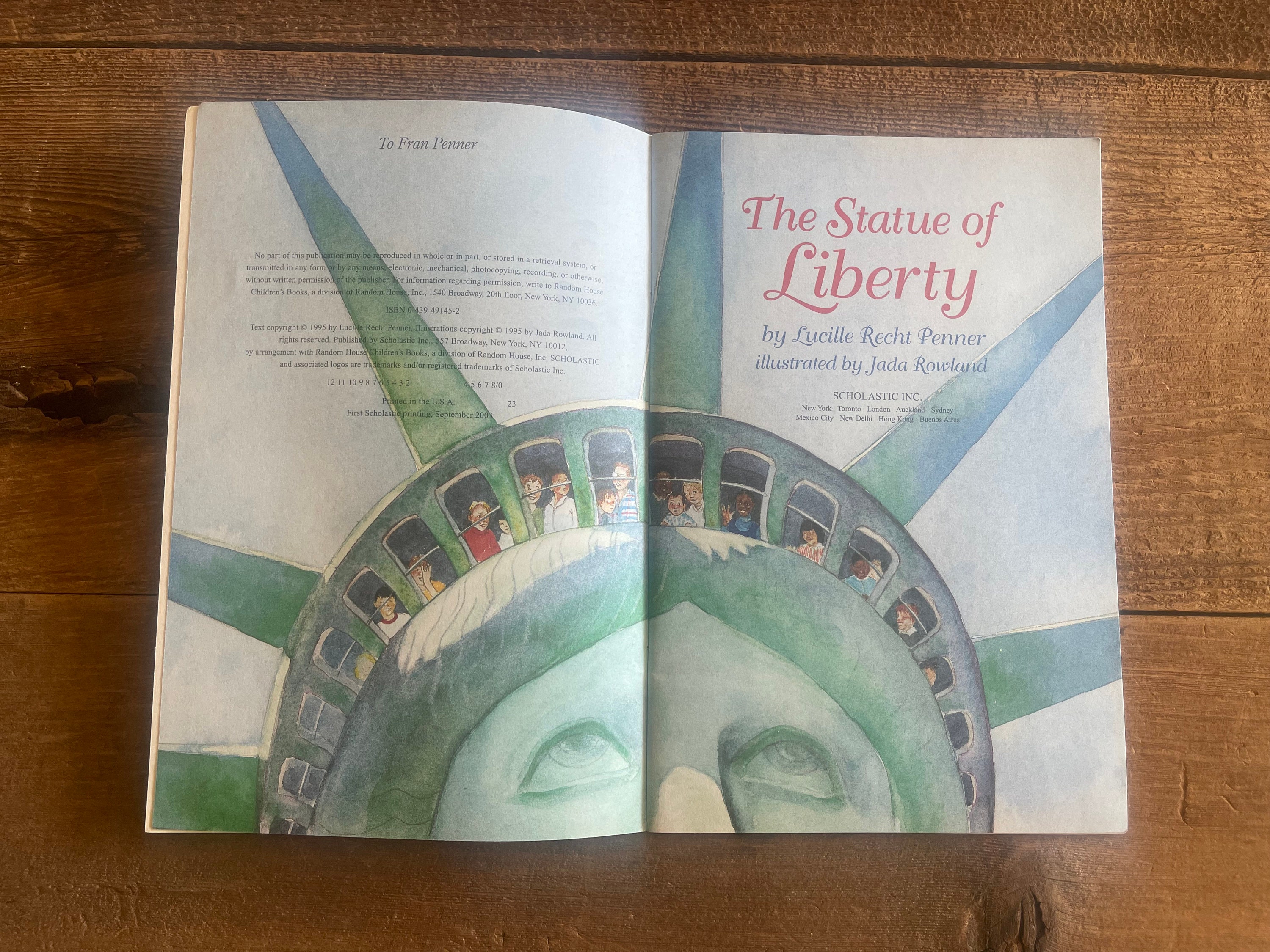 The Statue of Liberty // Scholastic Book // First Scholastic - Etsy