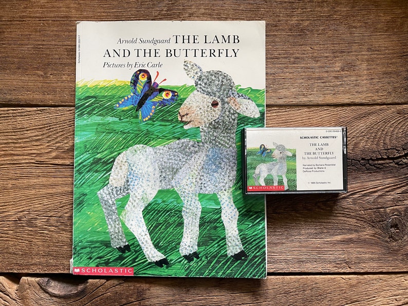 The Lamb and the Butterfly // Eric Carle // Vintage Book & Cassette ...