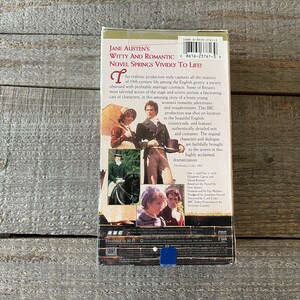 Jane Austen's Pride & Prejudice // VHS Box Set // 1985 - Etsy