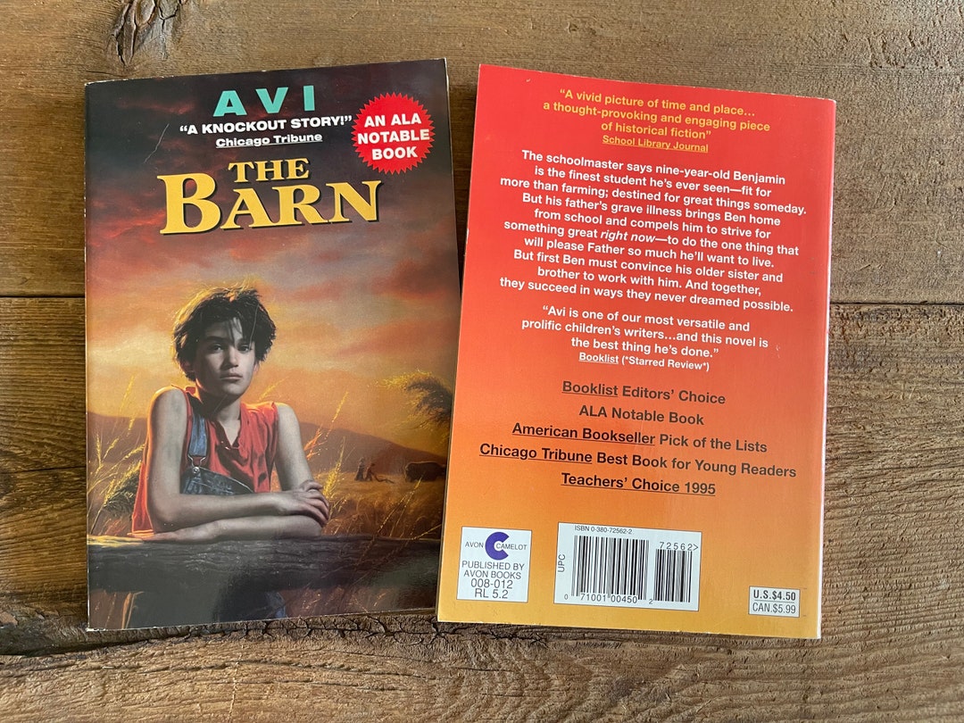 The Barn by Avi // 1994 // Historical Fiction Book - Etsy