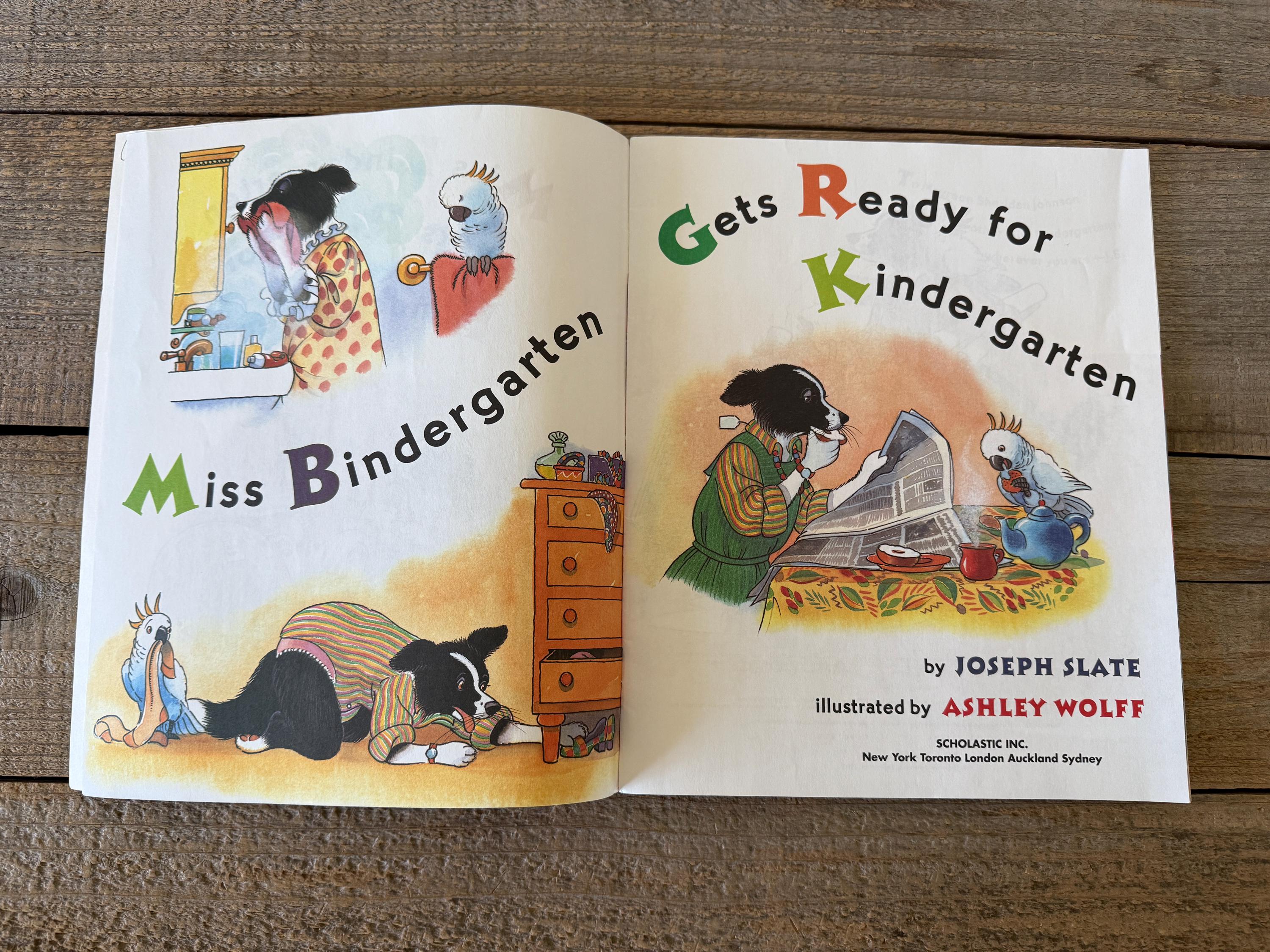 Miss Bindergarten Gets Ready for Kindergarten Book and Cassette - 1998 ...