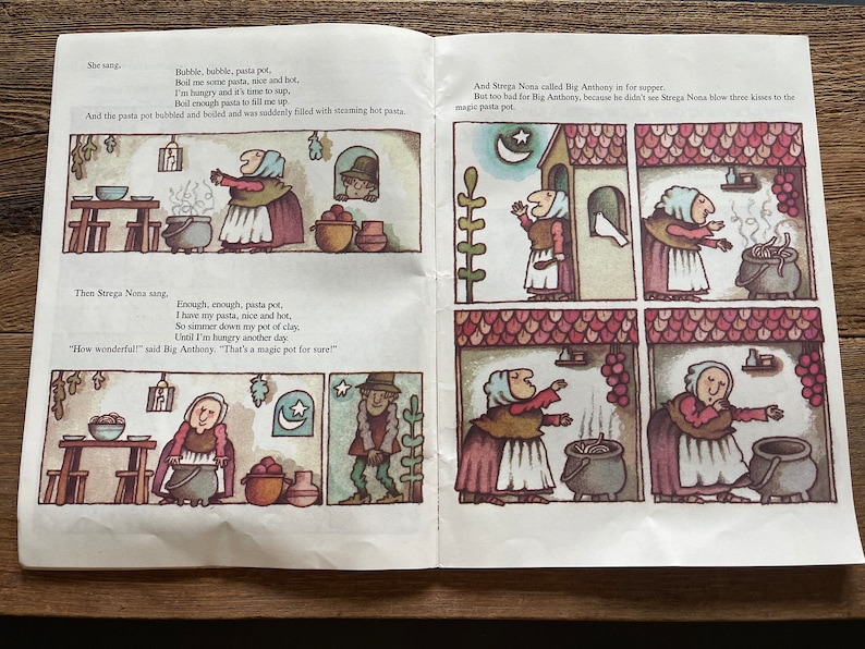 Strega Nona // Tomie De Paola // Scholastic Book - Etsy