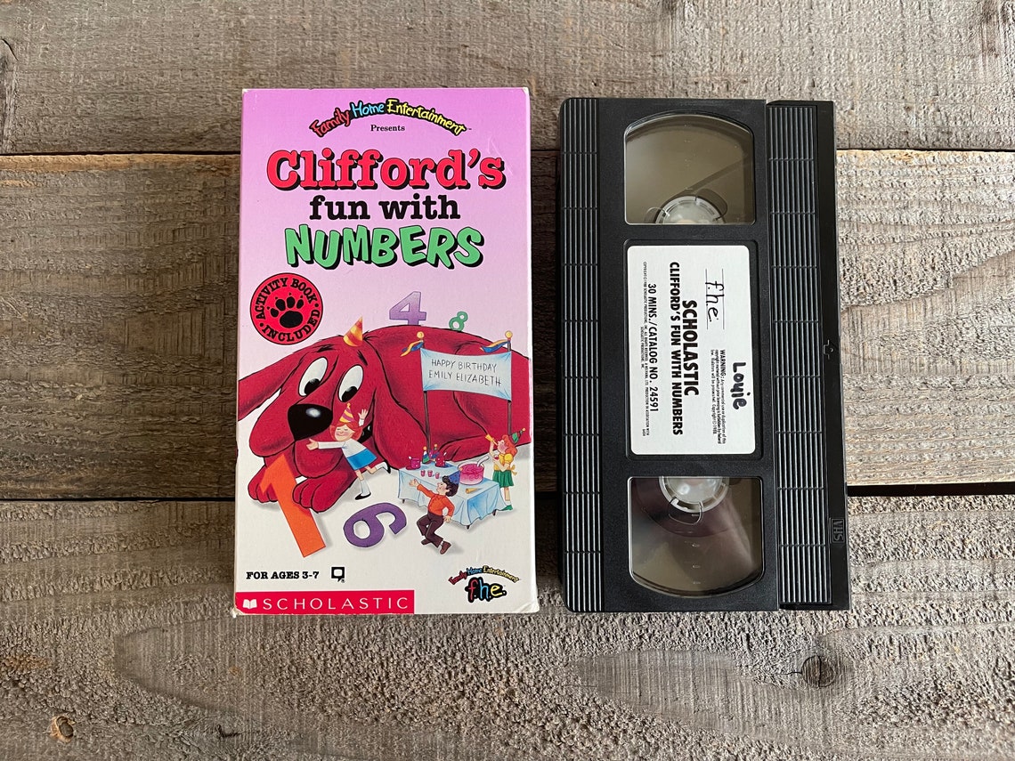 Clifford the Big Red Dog VHS Movies // Set of 3 // Fun With Letters ...