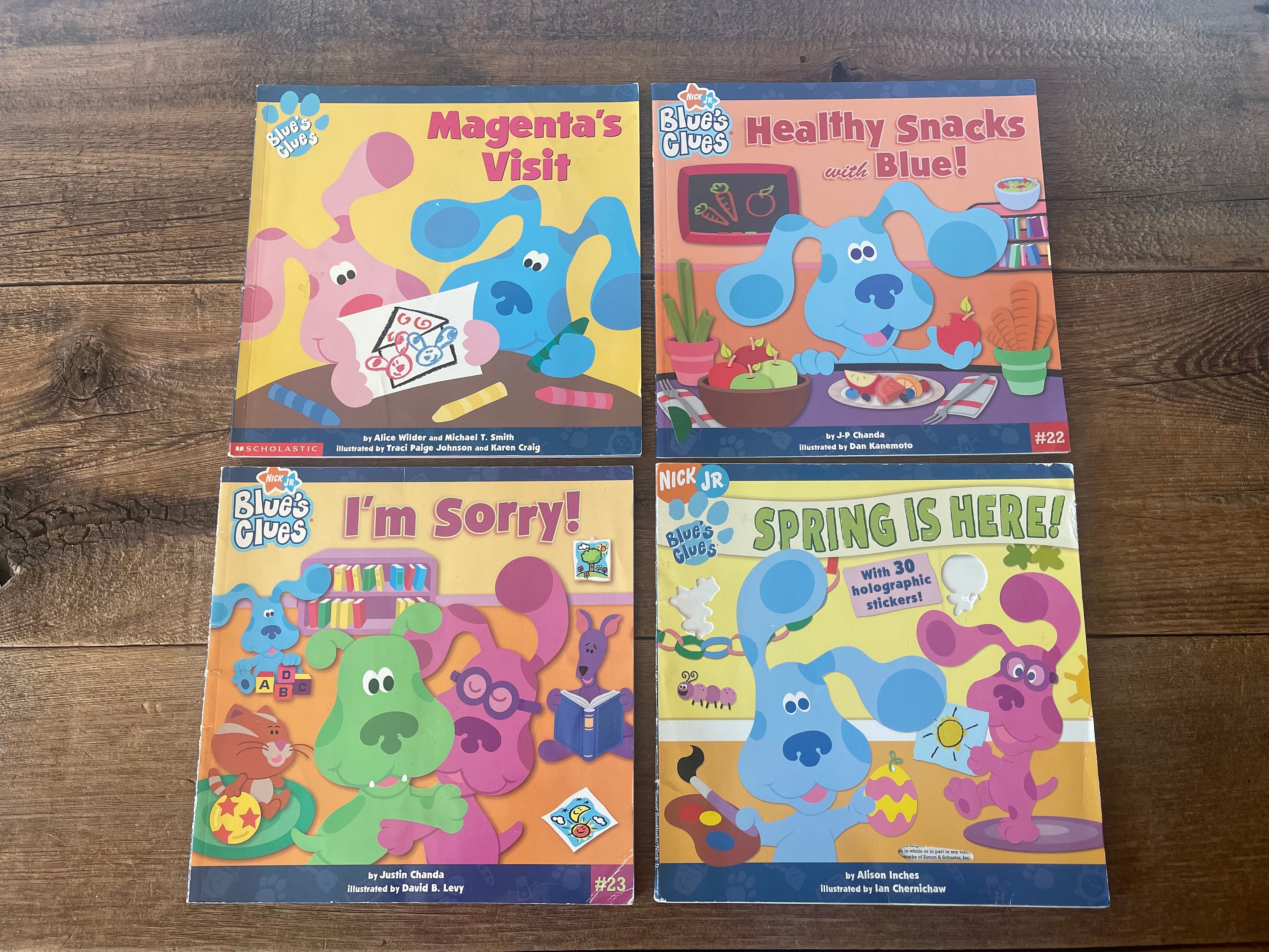 Last One!! Healthy Snacks With Blue's Clues Books: Nick Jr. Show - Sold ...