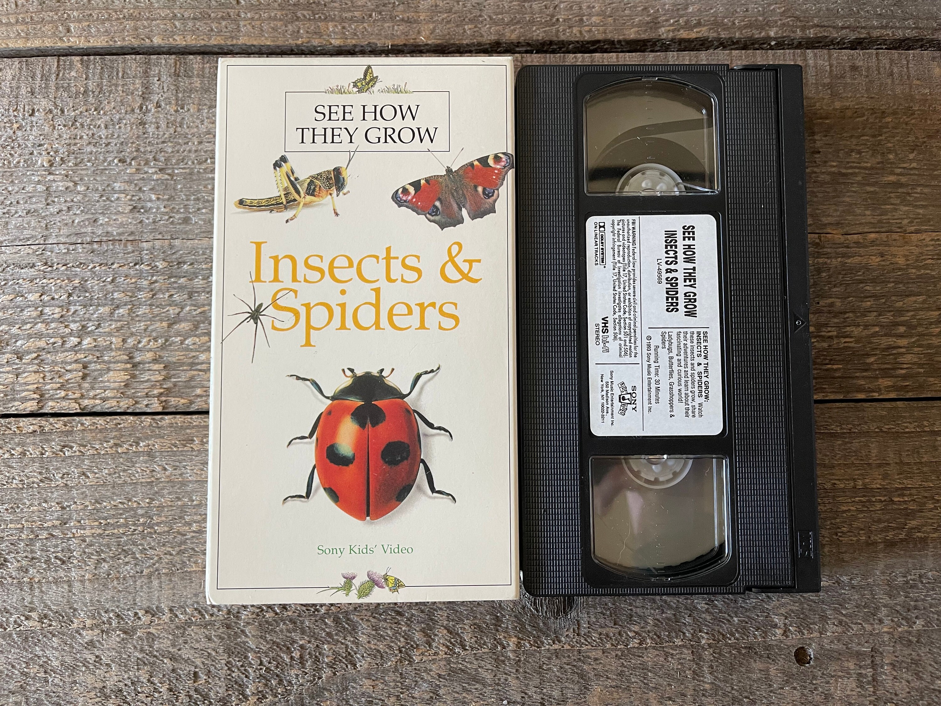 Vintage See How They Grow VHS Movies - 1993 Sony Wonder - Etsy