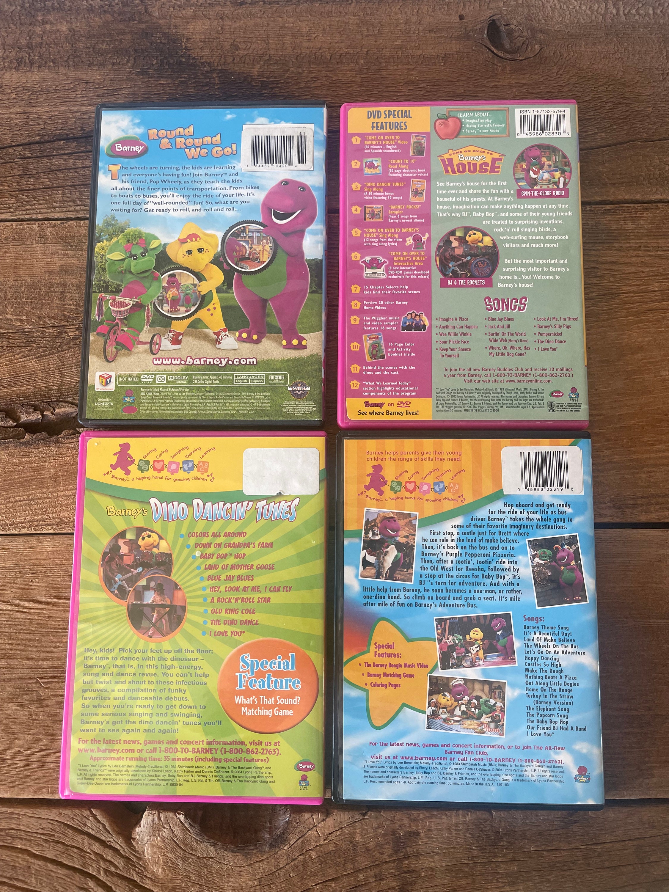 You Choose Vintage Barney DVDS // You Choose // Early - Etsy Canada